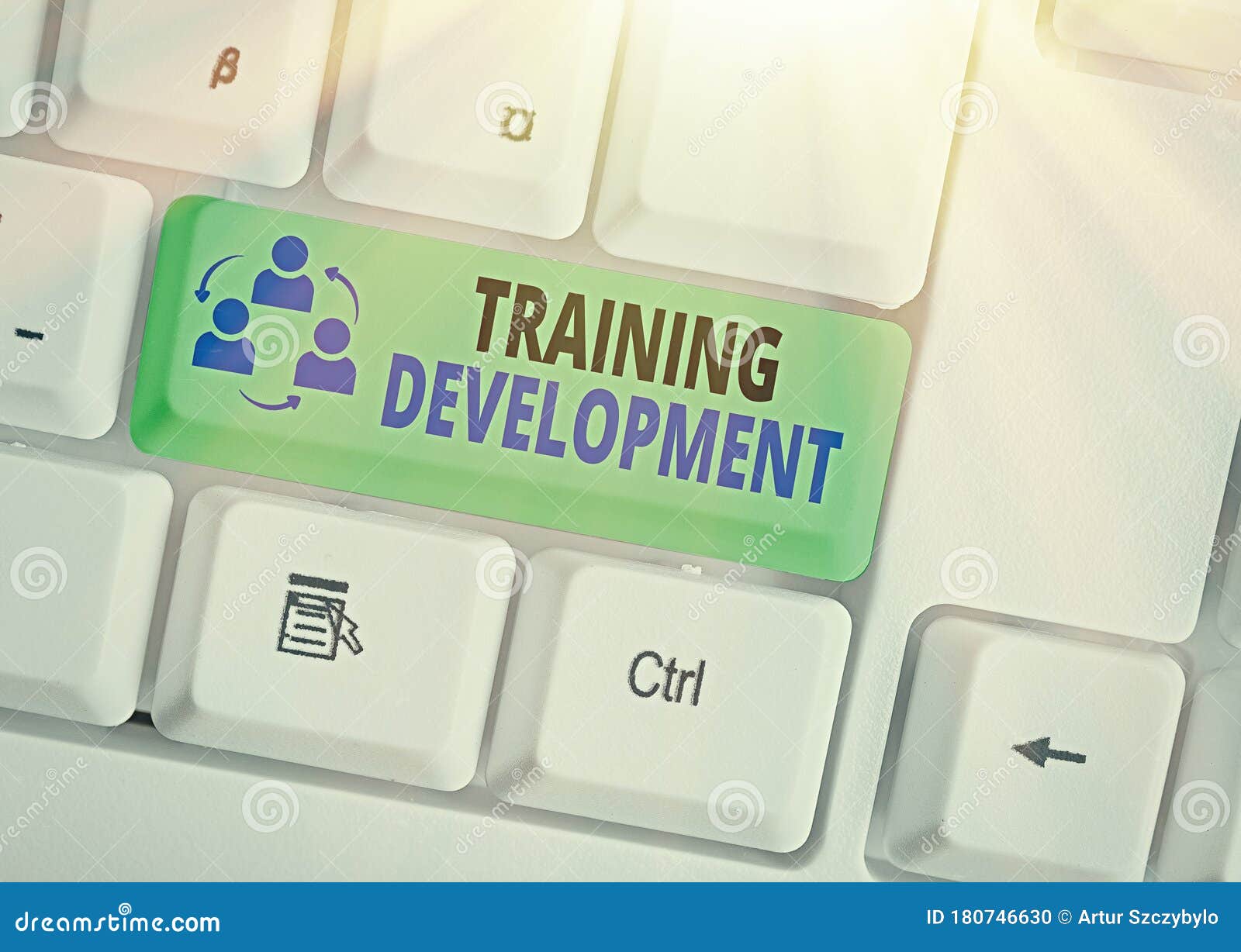 Text Sign Showing Training Development. Conceptual Photo Learn and ...