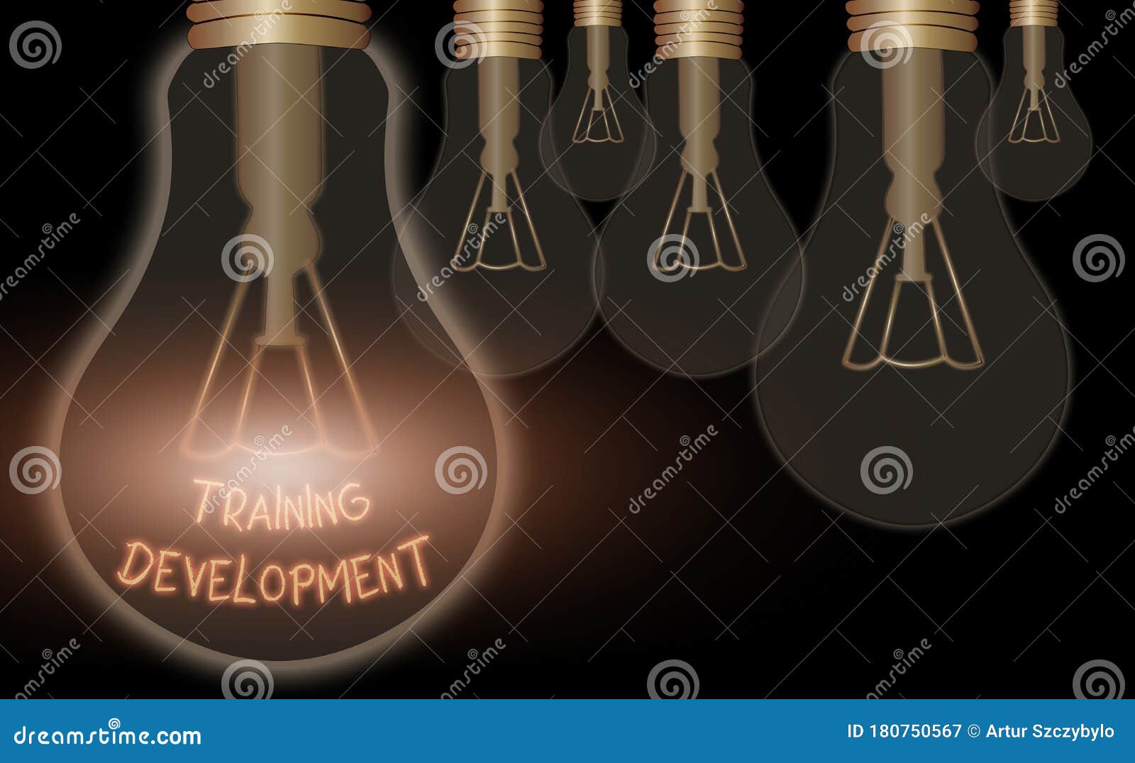 Text Sign Showing Training Development. Conceptual Photo Learn and ...