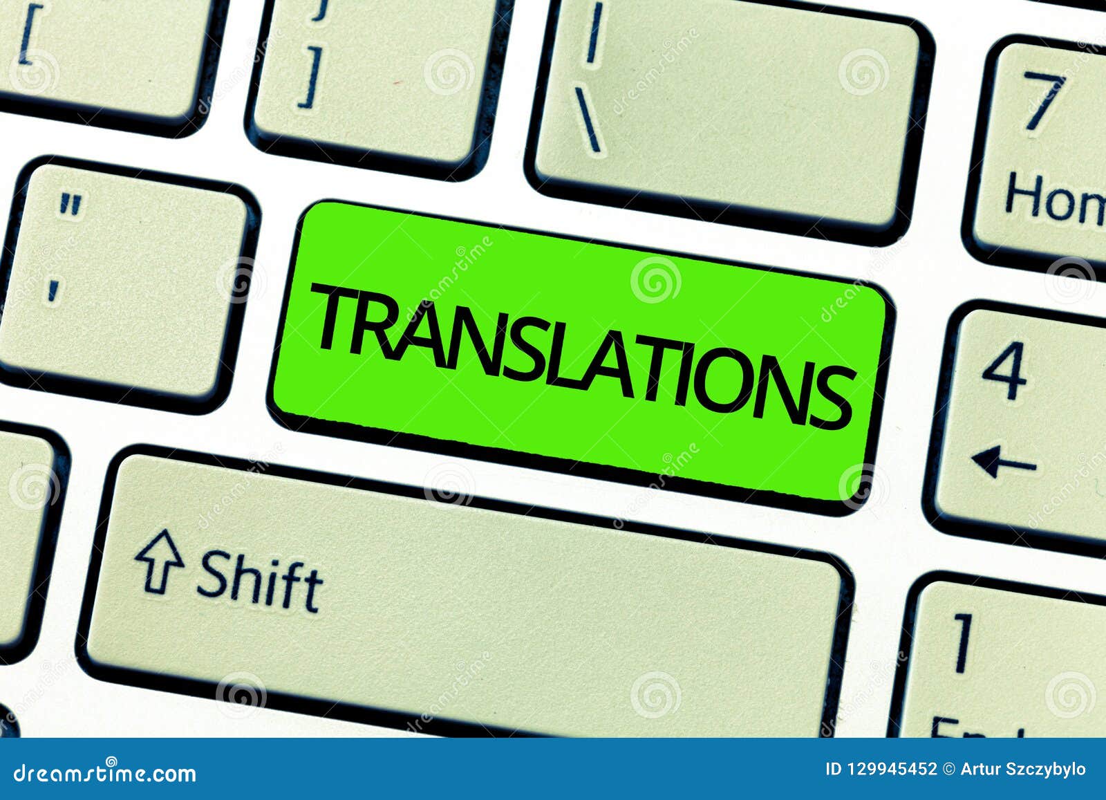 Text Sign Showing Translations. Conceptual Photo Process of Translating ...