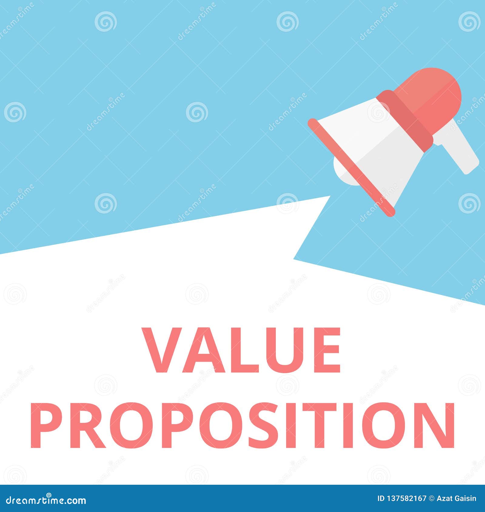 Text Sign Showing Value Proposition Stock Vector - Illustration of ...