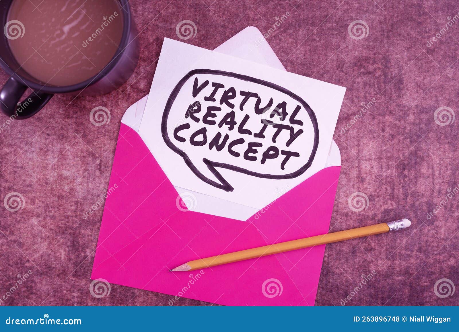 Text Caption Presenting Virtual Reality Concept. Business Approach 3d ...