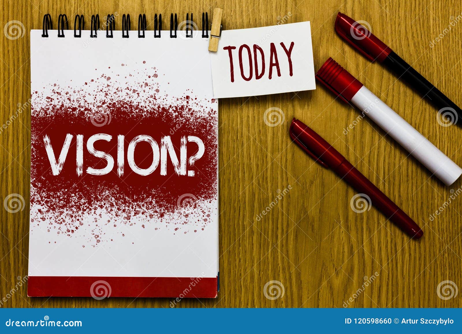 Text Sign Showing Vision Question. Conceptual Photo Company Commitment ...