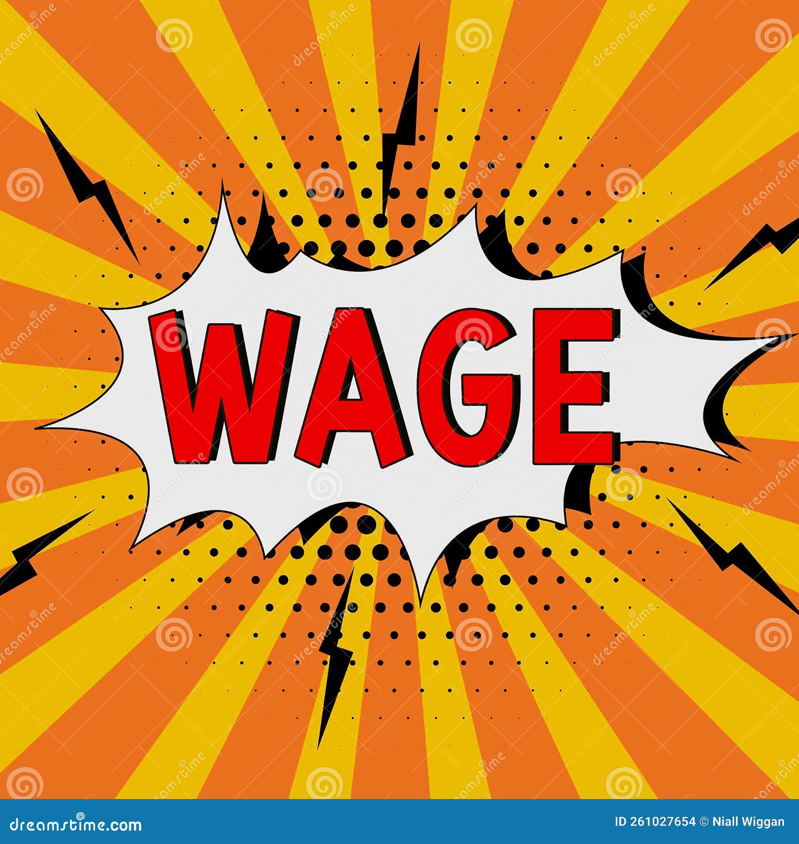 Text Sign Showing Wage Business Showcase Monetary Compensation Paid By
