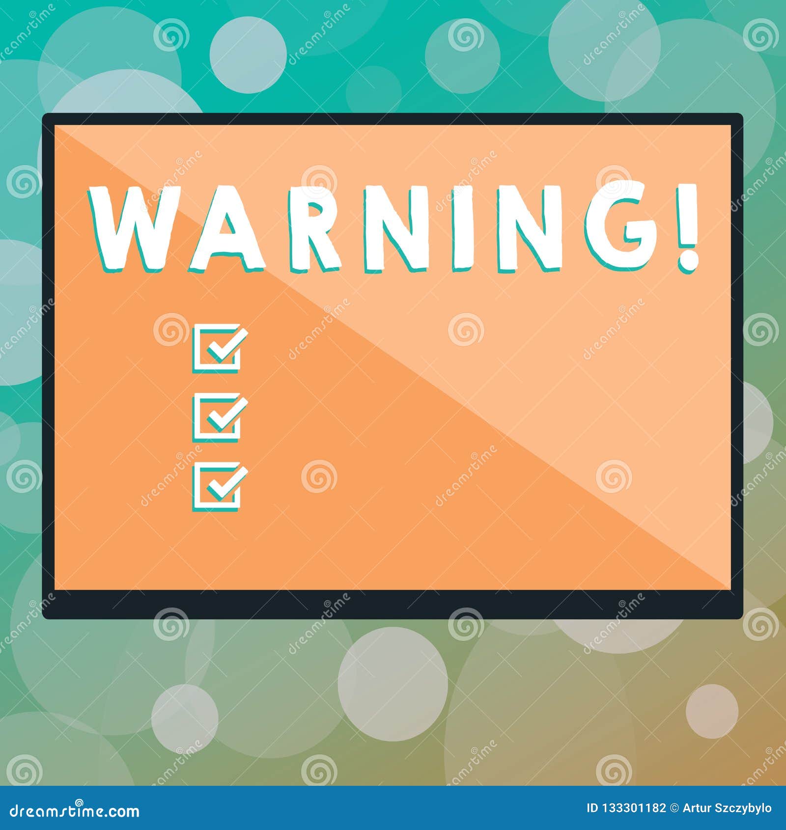 Text Sign Showing Warning. Conceptual Photo Statement or Event that ...