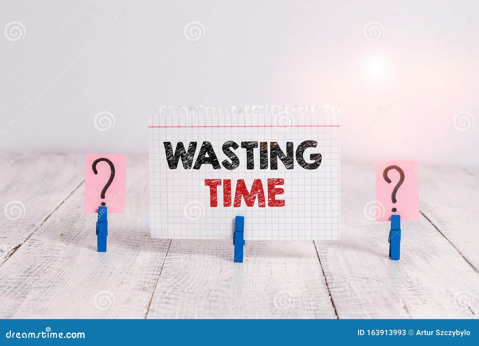 Text Sign Showing Wasting Time. Conceptual Photo Act of Spending Time ...