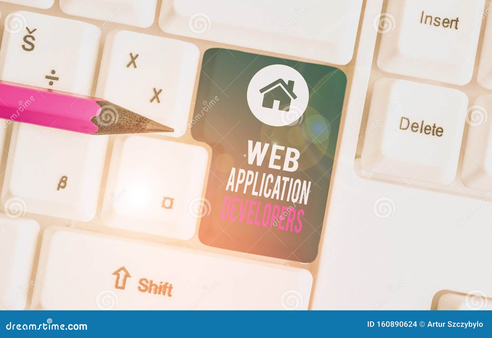 Text Sign Showing Web Application Developers. Conceptual Photo Internet Programming Experts ...