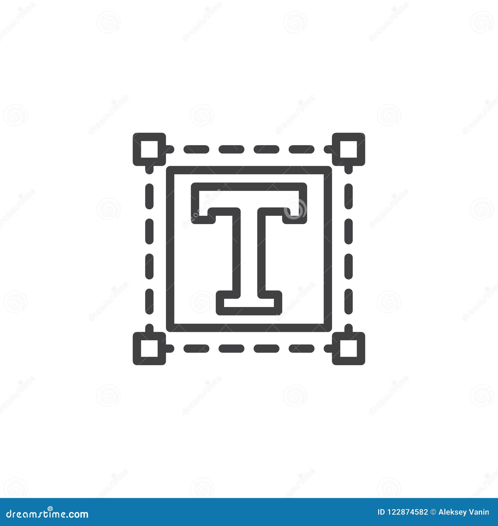 Text Size Icon Vector From Accessibility Collection. Thin Line Text Size Outline Icon Vector ...