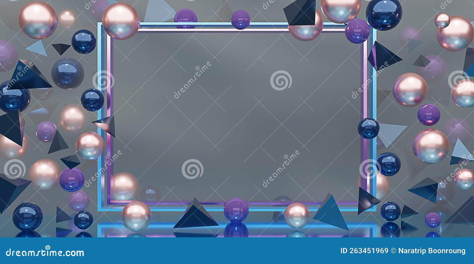 Text and Smog Frame Background Elegant Text Box Surrounded by Beads and ...