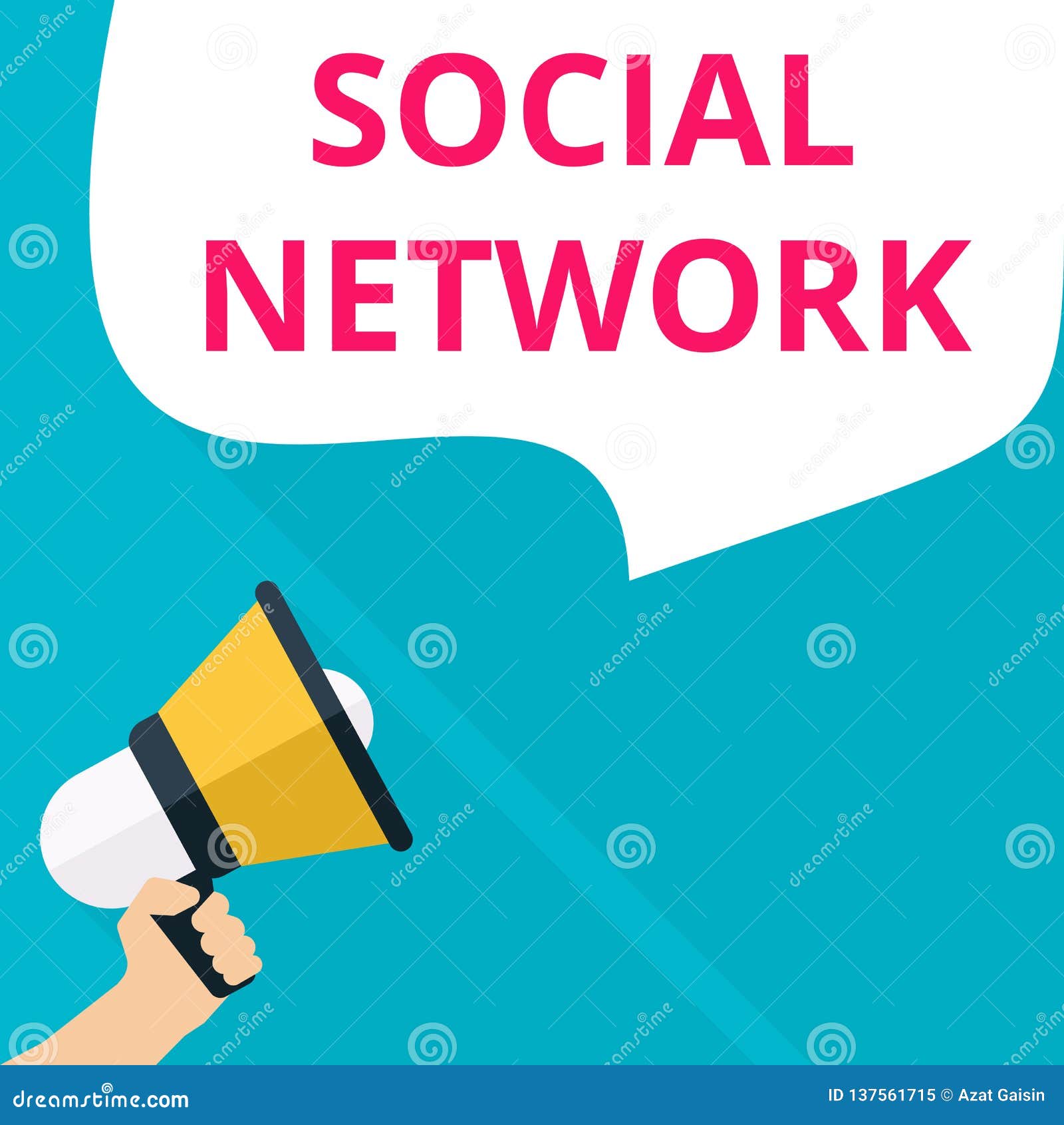 Text Social Network stock illustration. Illustration of digital - 137561715