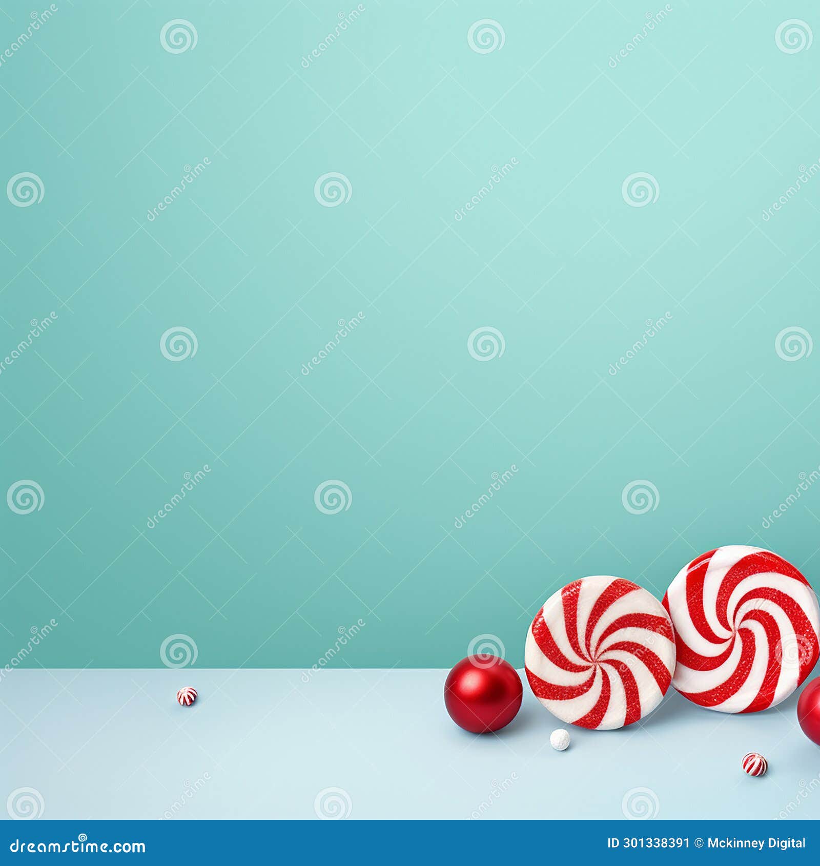 Peppermint Inspired Background in Fun Whimsical Design. Stock ...
