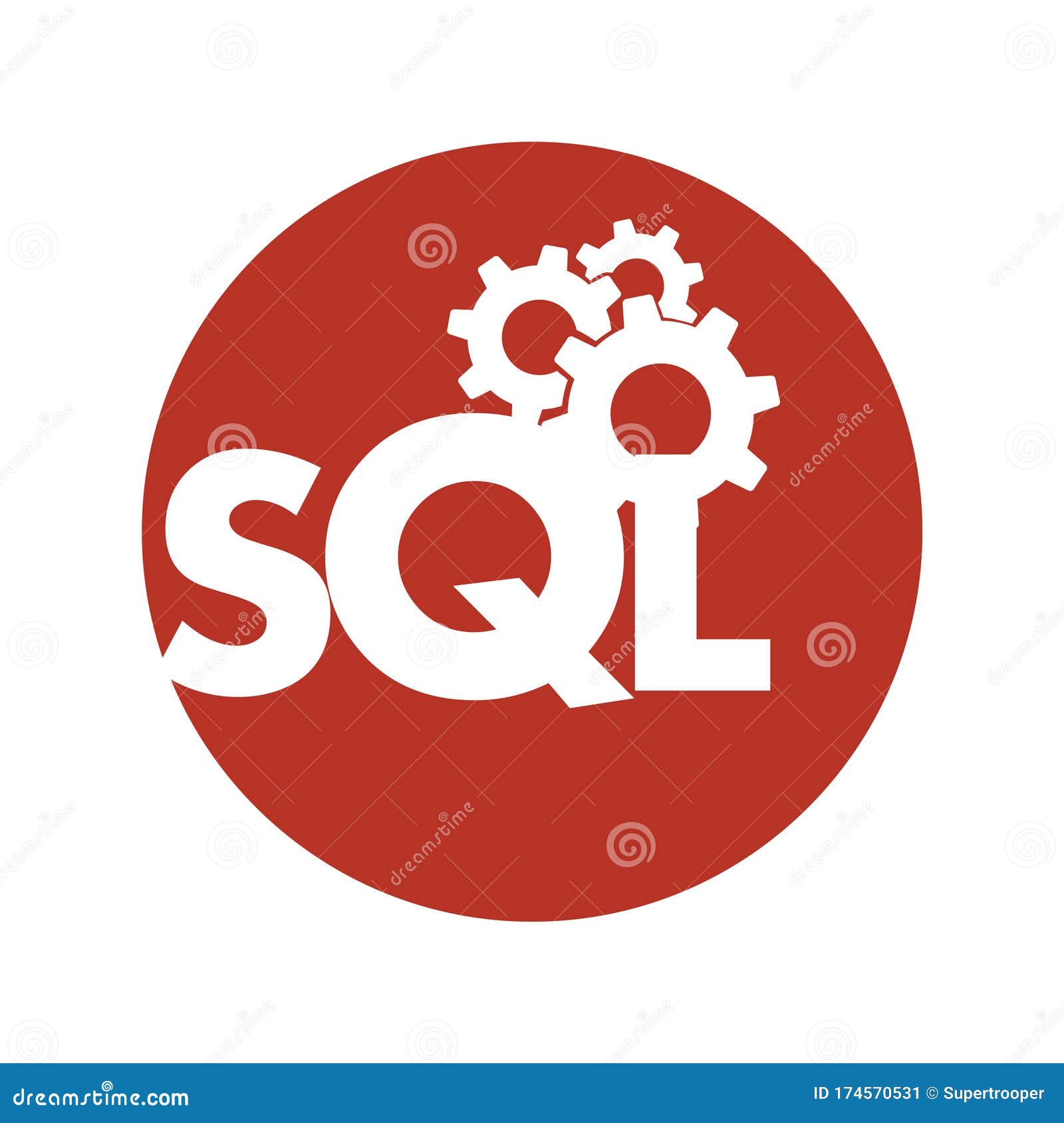 Text SQL Structured Query Language Sigh Stroke Symbol Stock ...