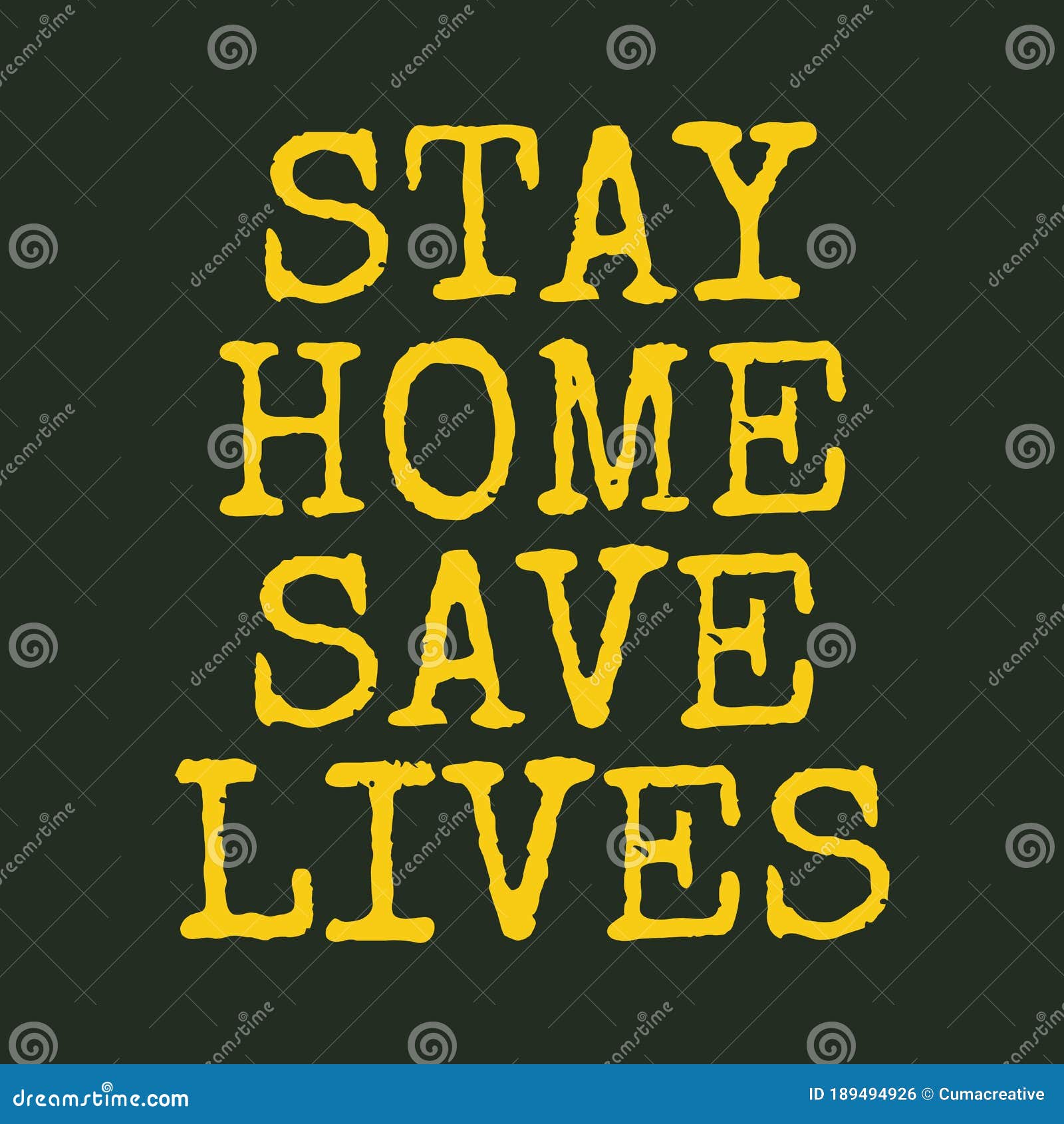 Text Stay Home Save Lives Sign. Information Sign Stock Vector ...