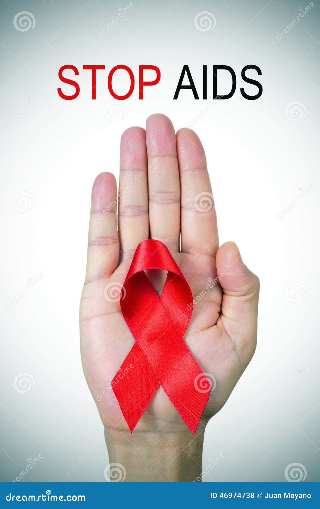 Stop AIDS And HIV, Capsule With Warning Sign Royalty-Free Stock Photo ...