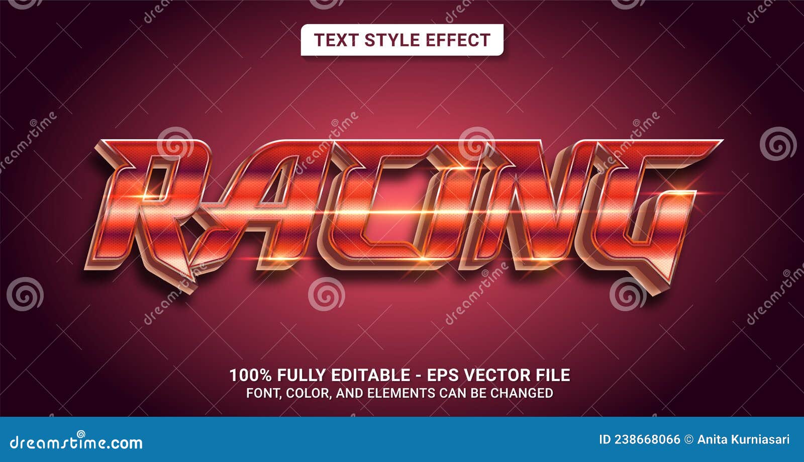 Racing Theme Design Elements Set Vector Illustration | CartoonDealer ...