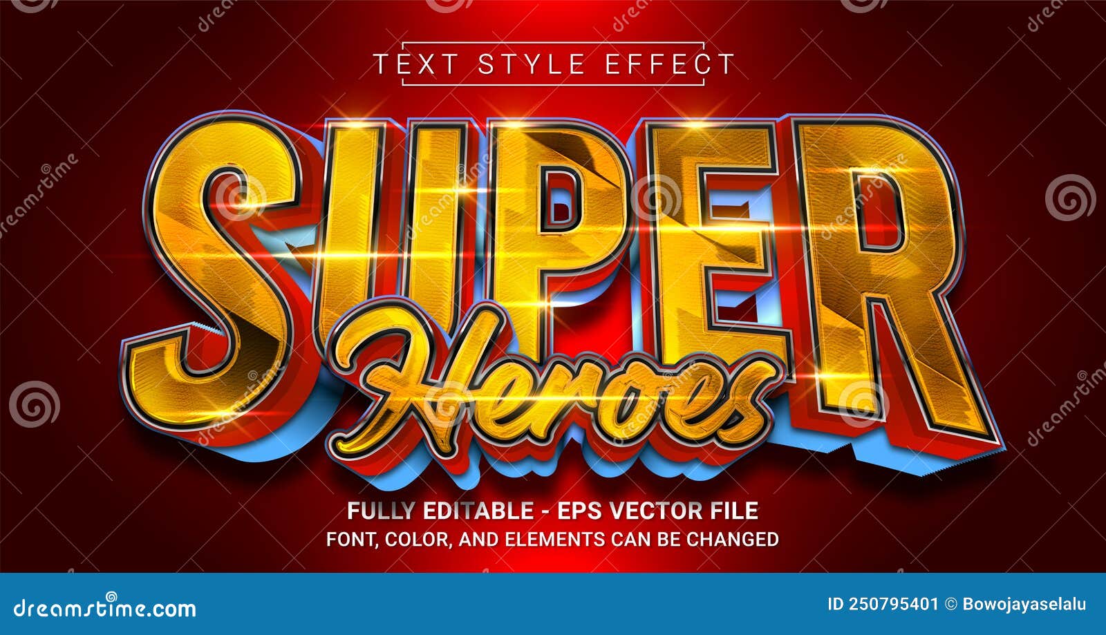 Text Style Effect. Editable Graphic Text Template Stock Vector ...