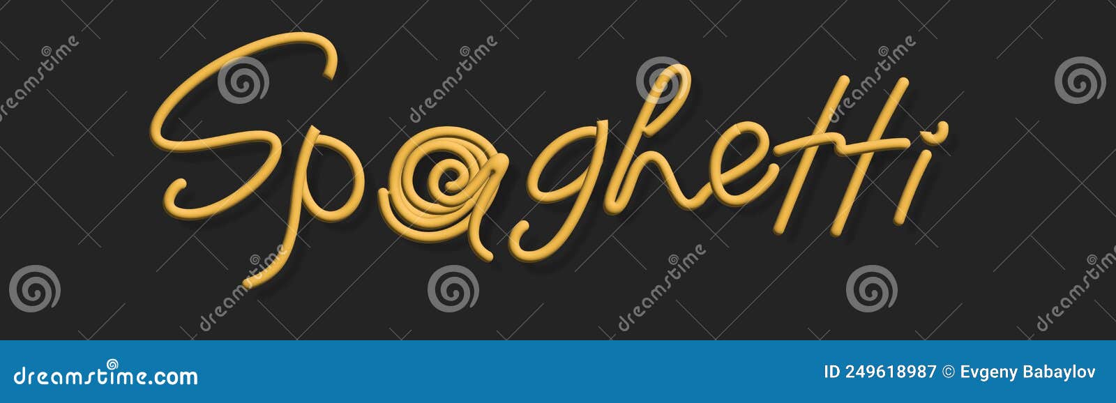 Stylized Written Word Art Lettering, Template Cartoon Vector ...