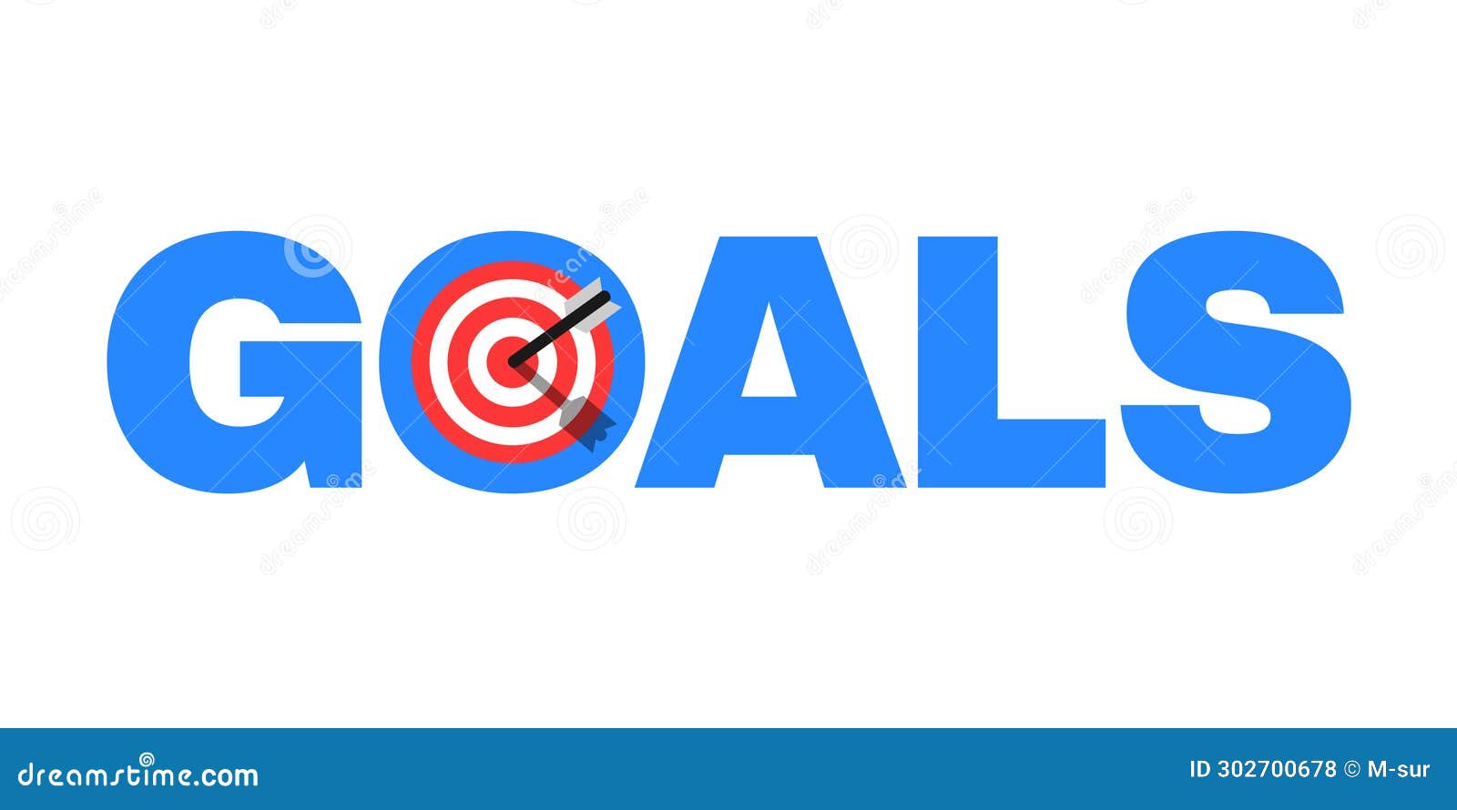 Text with Target and Arrow - To Achieve, Complete and Accomplish Aim ...