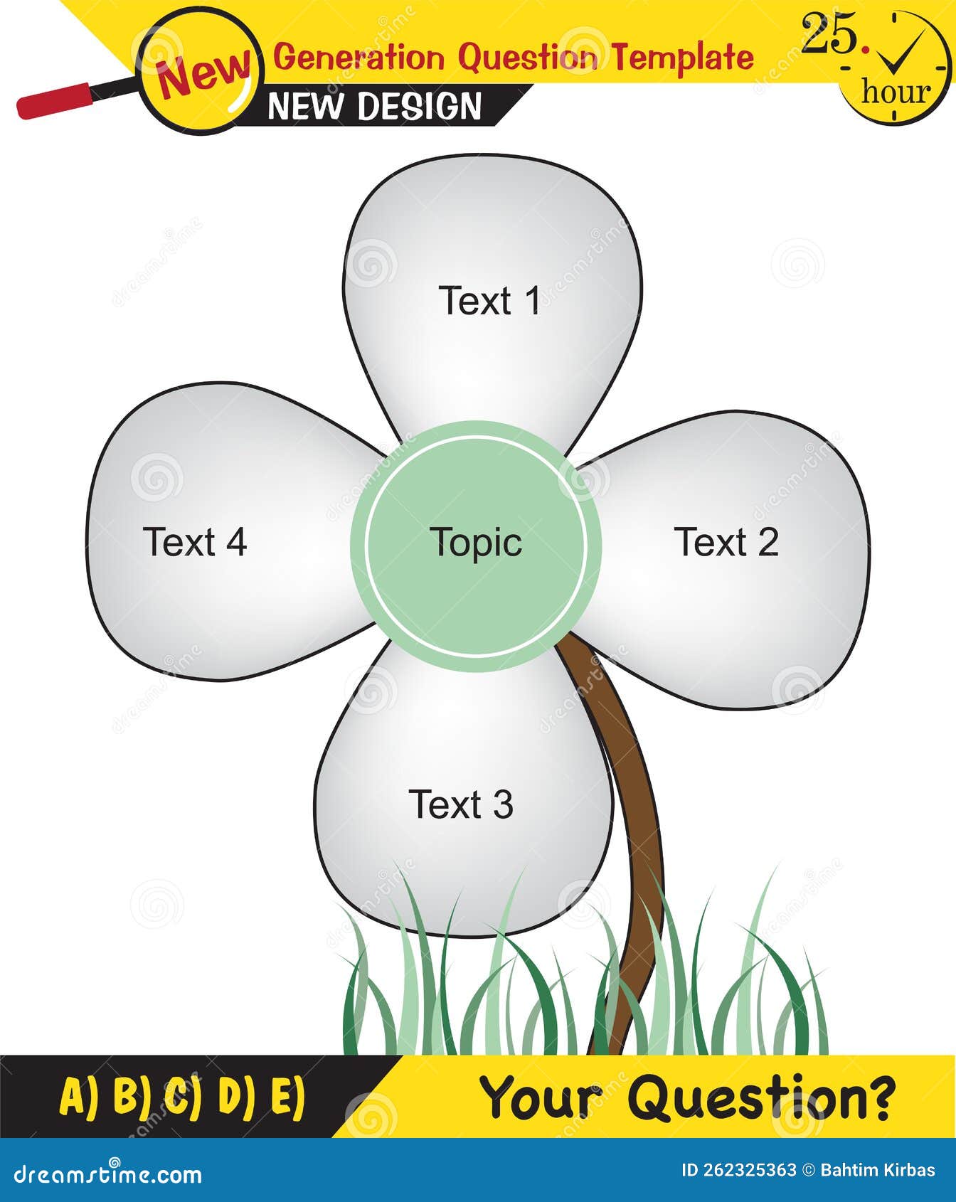 Text Templates - for Teachers, Next Generation Question Examples Stock ...