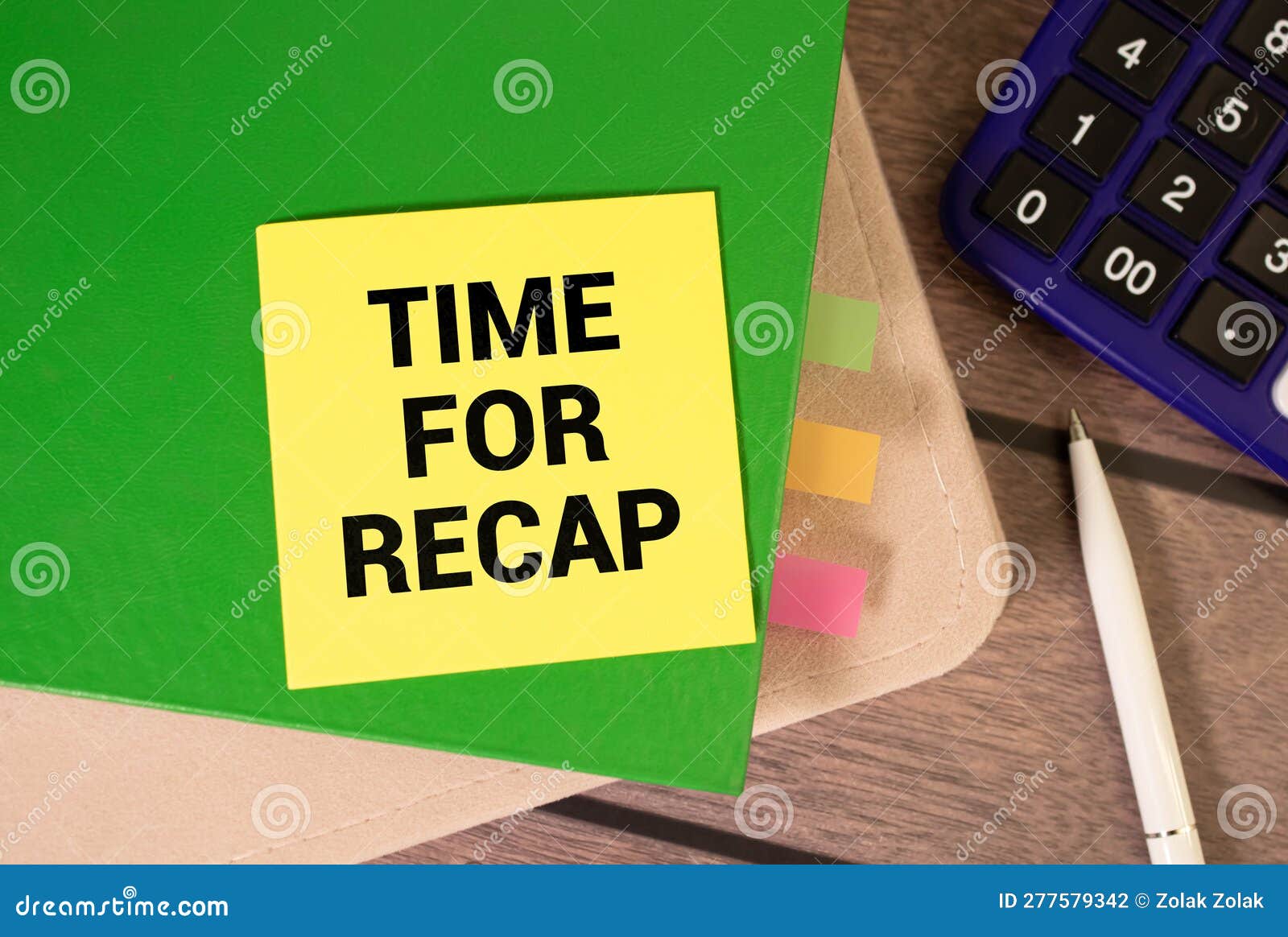 Text TIME for RECAP Appearing Behind Torn Brown Paper. for Your Design ...