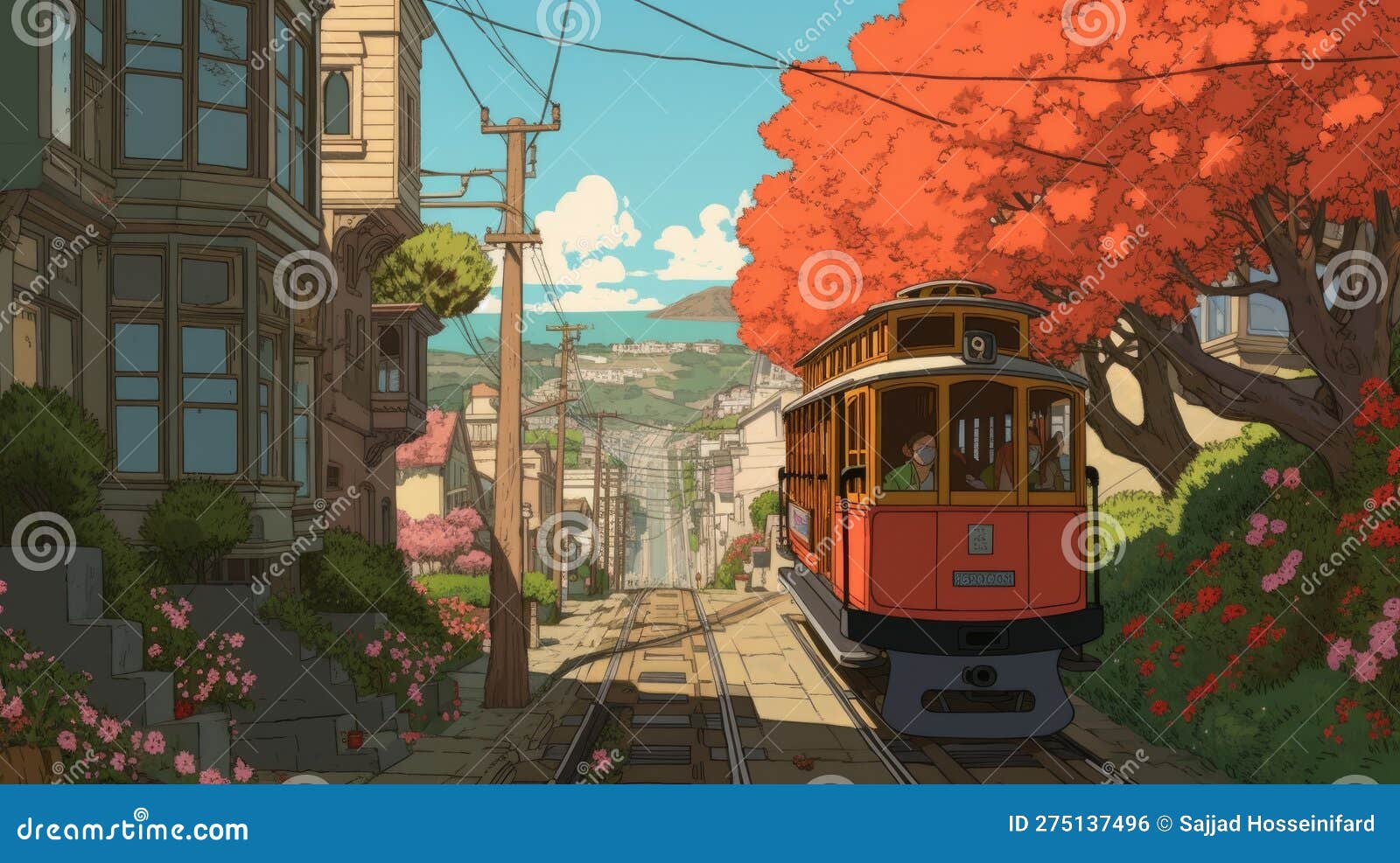 Studio Ghibli Style Quarry On A Sunny Snowy Day Stock Photo ...