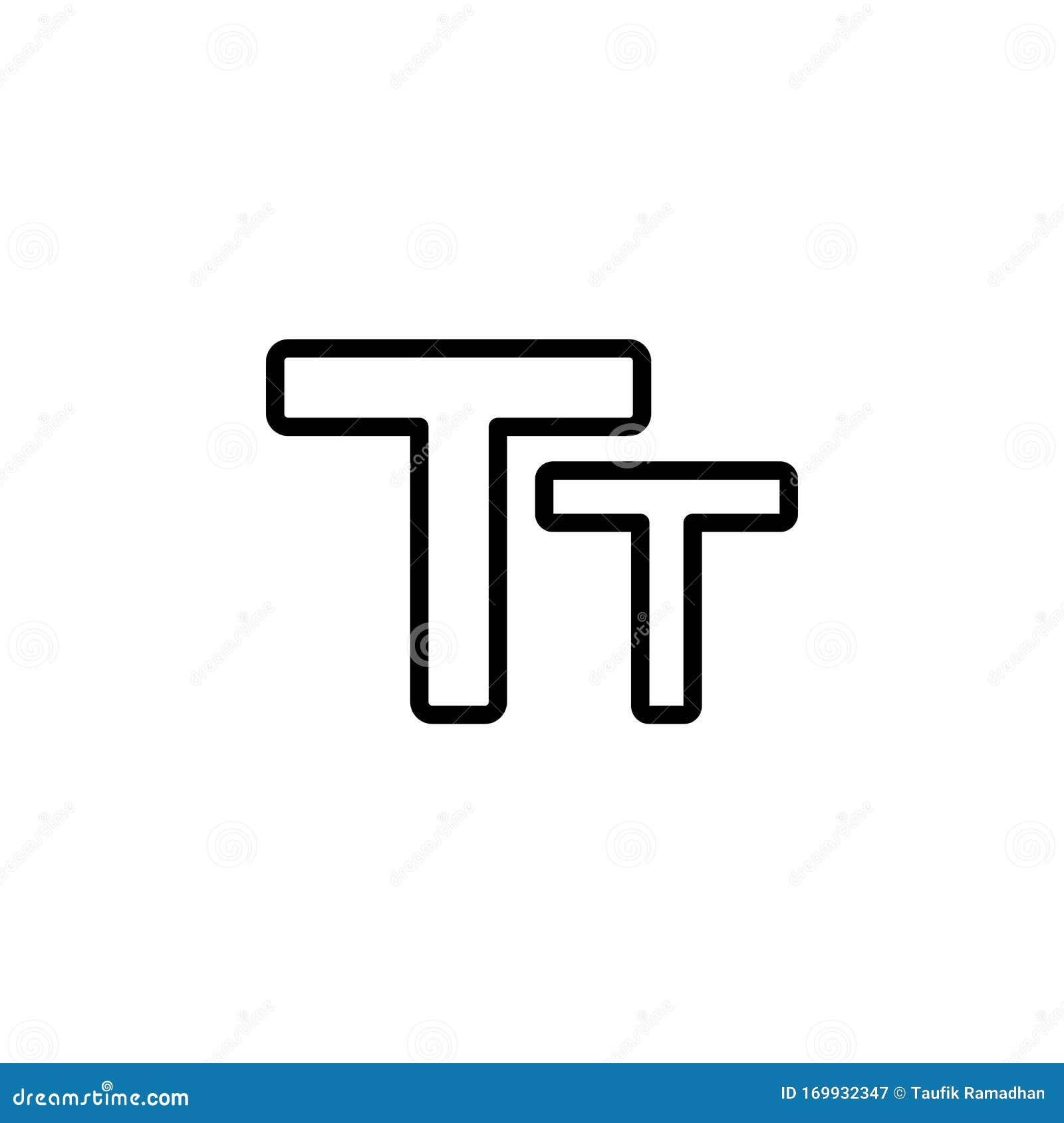 Text Tool Icon Design Line Style. Perfect for Application, Web, Logo ...