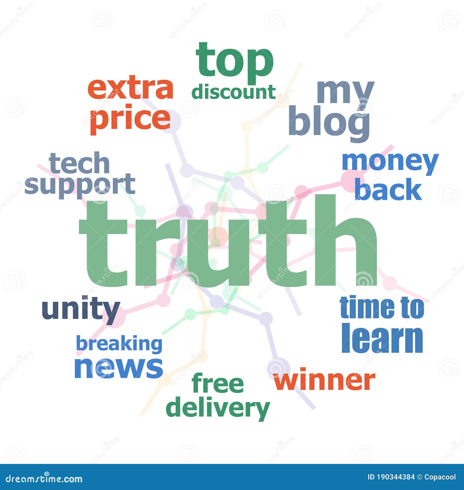 Text Truth. Social concept stock photo. Image of media - 190344384