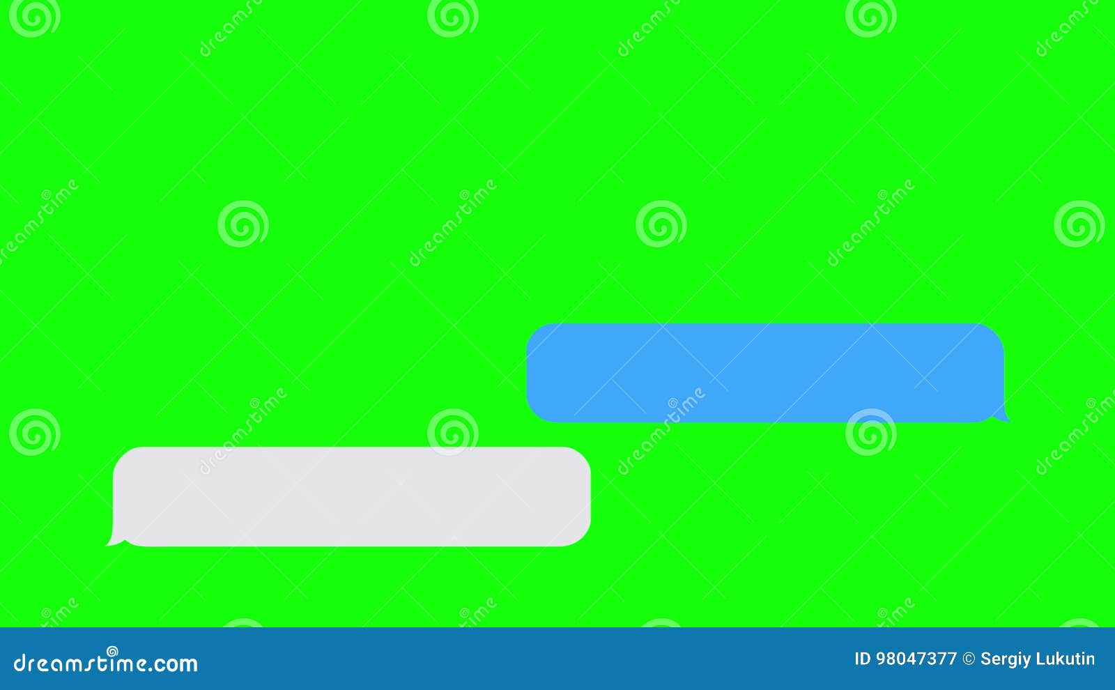 Text Typing in Messenger, Sending Message Stock Video - Video of green ...