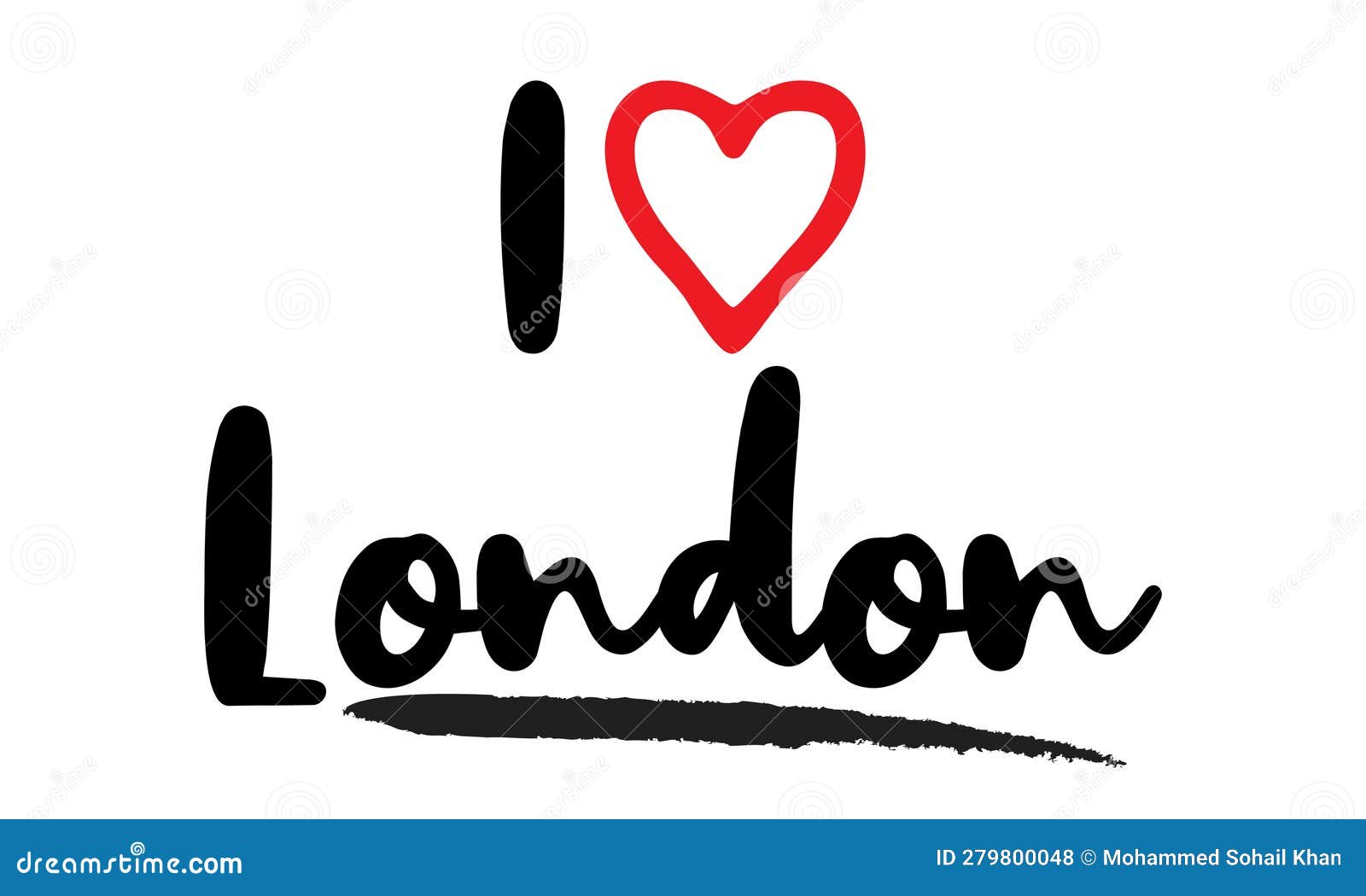 London Text Typography Stylish Lettering Phrase Vector Design Stock ...