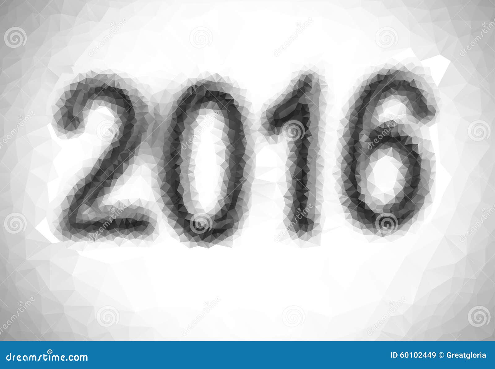 Text of 2016, vector stock vector. Illustration of template - 60102449