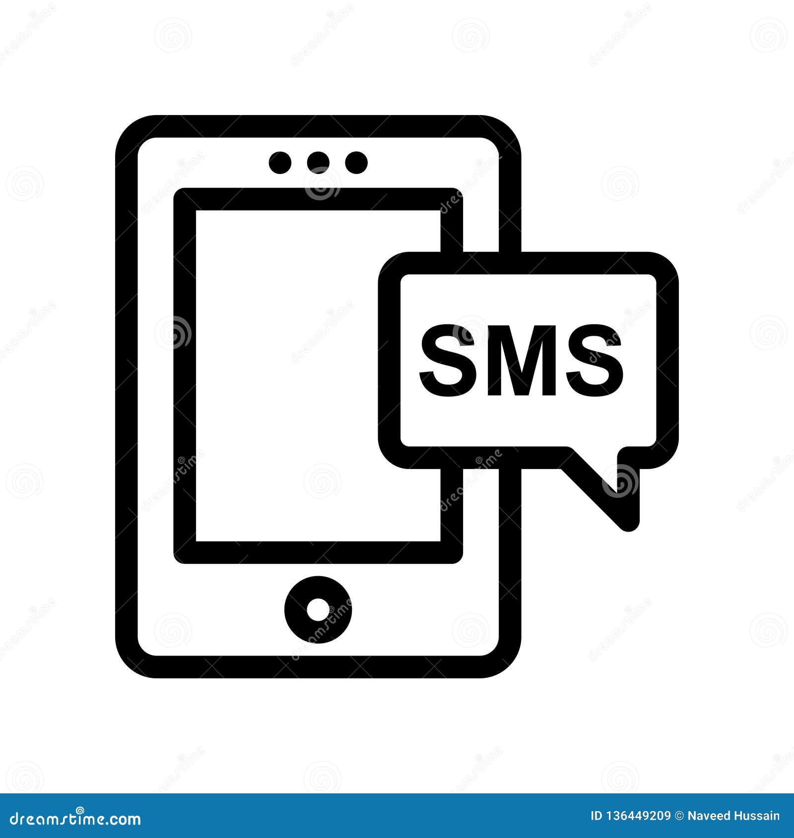 Text vector line icon stock vector. Illustration of lock - 136449209