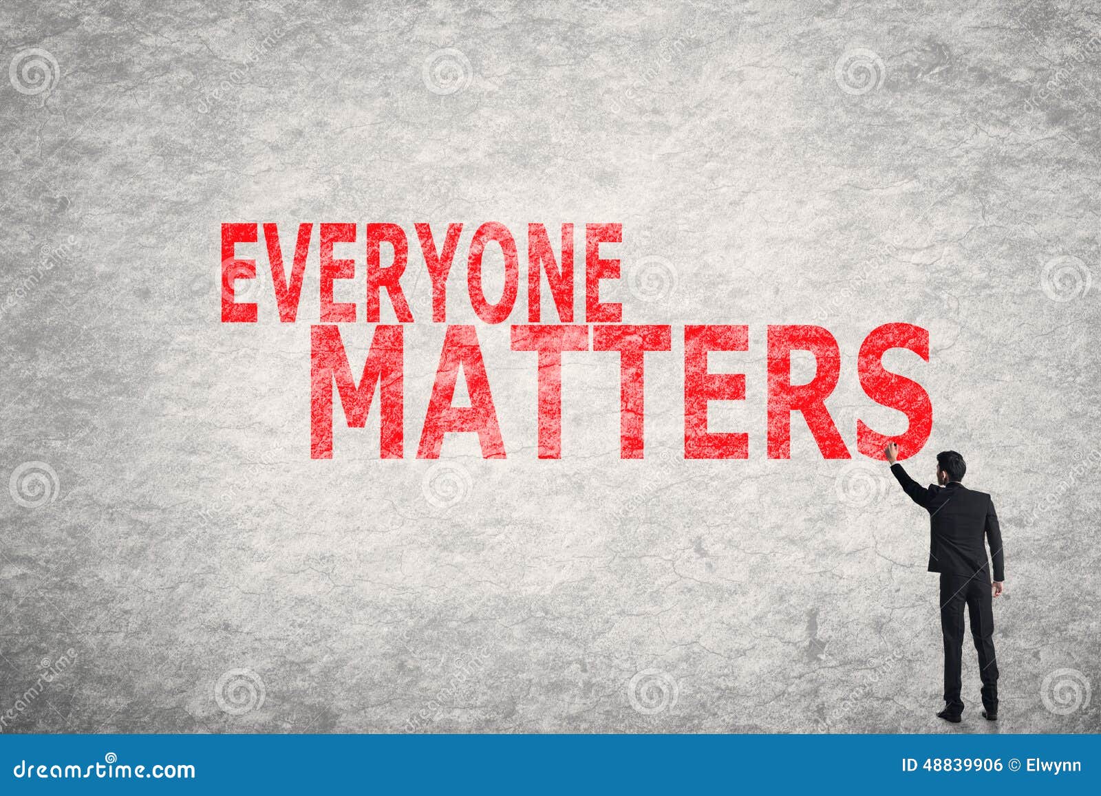 Everyone Matters - Phrase Words From Wooden Blocks With Letters Stock ...