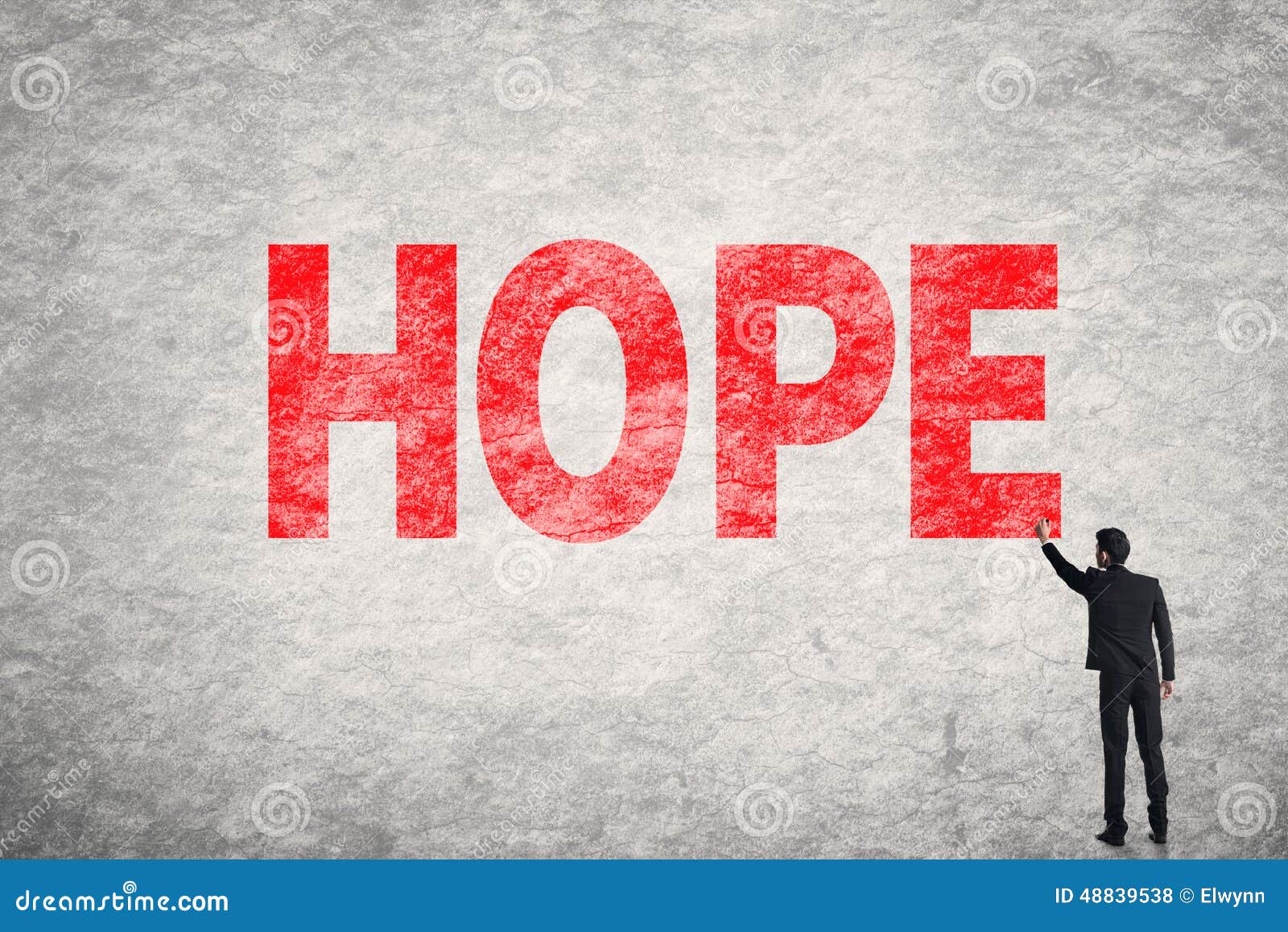 Text on wall, Hope stock photo. Image of future, hopelessness - 48839538