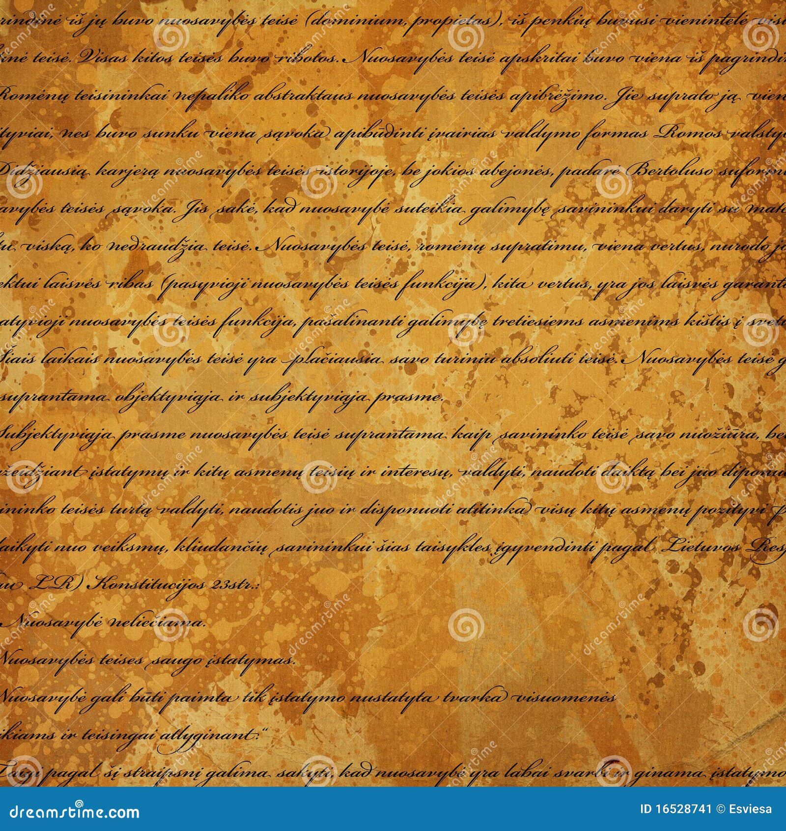 Text Wird Auf Grunge Altes Papier Geschrieben Stock Abbildung ...