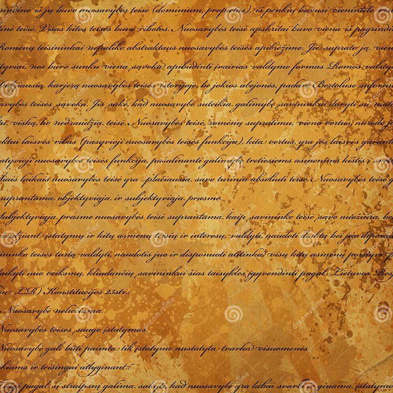 Text Wird Auf Grunge Altes Papier Geschrieben Stock Abbildung ...