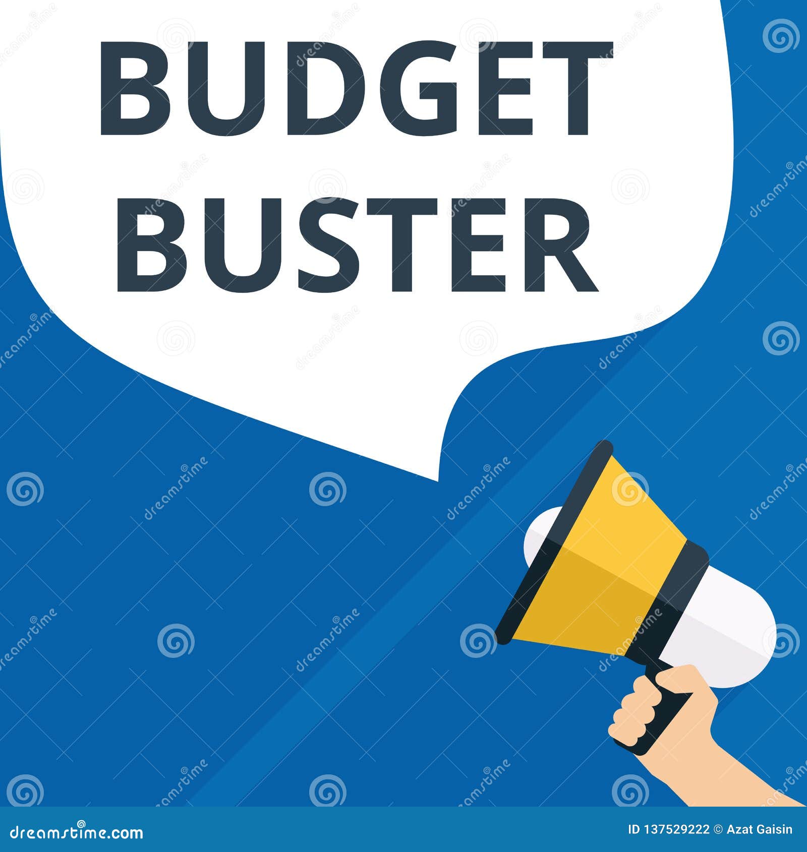 Budget Buster Button Royalty-Free Stock Photography | CartoonDealer.com ...