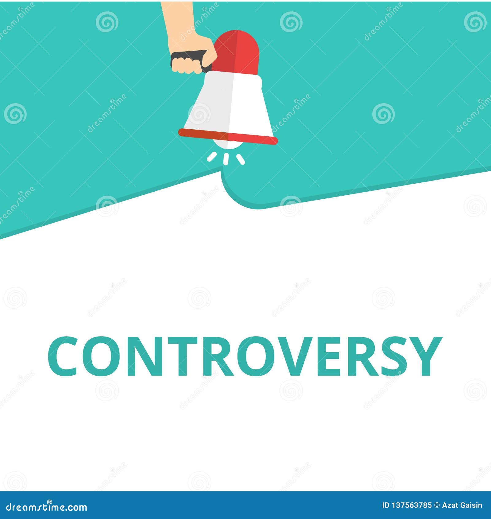 Text writing Controversy stock illustration. Illustration of dispute ...