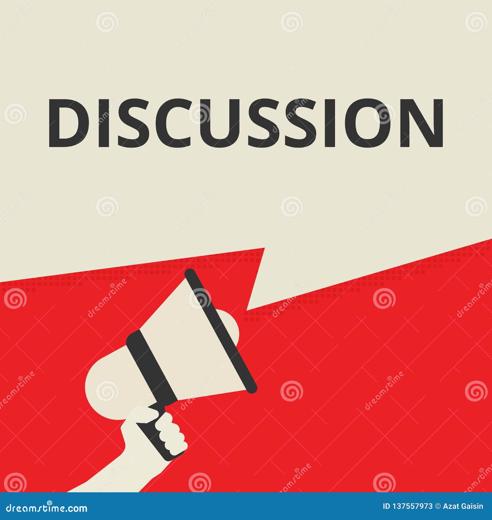 Text writing Discussion stock illustration. Illustration of community ...