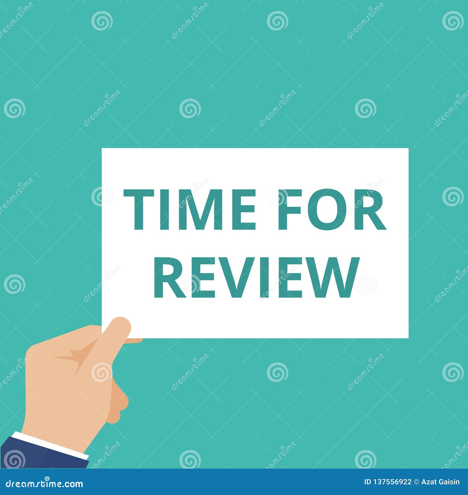 Text Writing Time for Review Stock Illustration - Illustration of ...