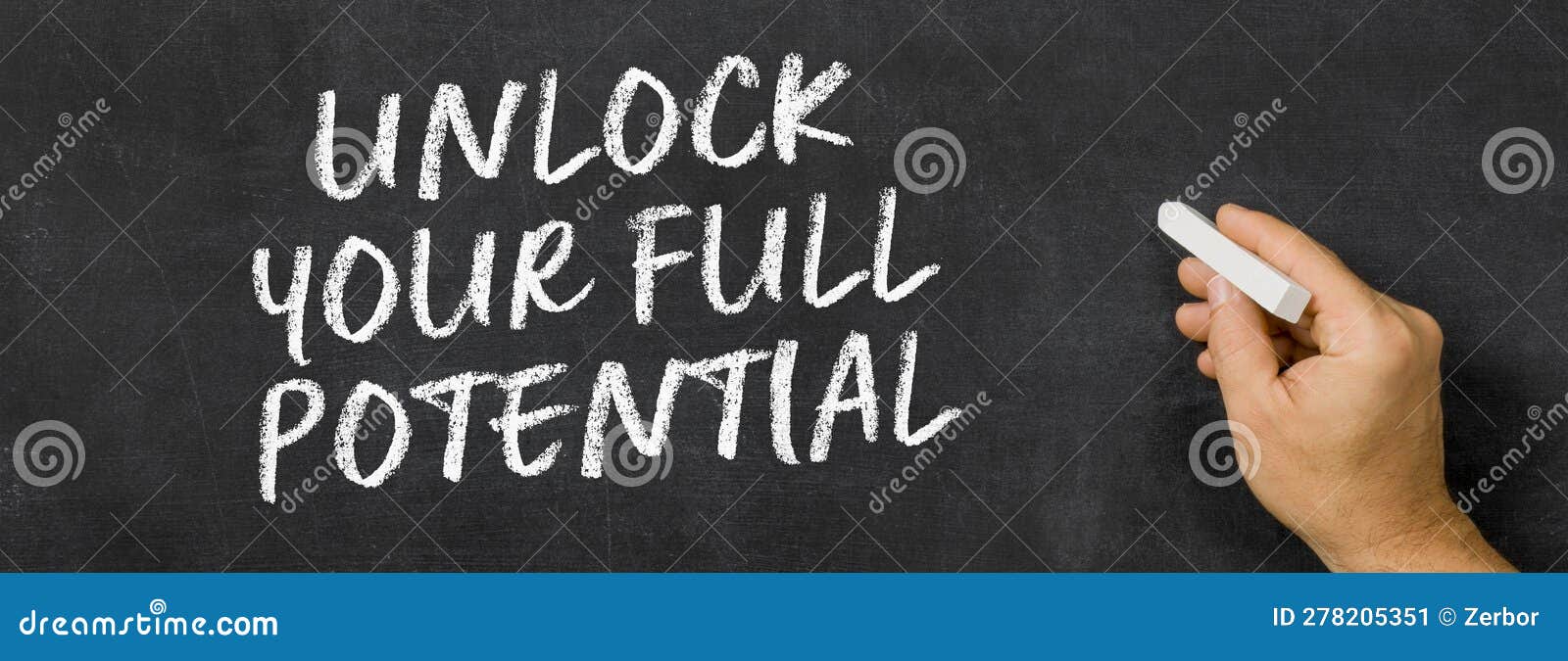 Unlock your full potential stock image. Image of unlock - 278205351