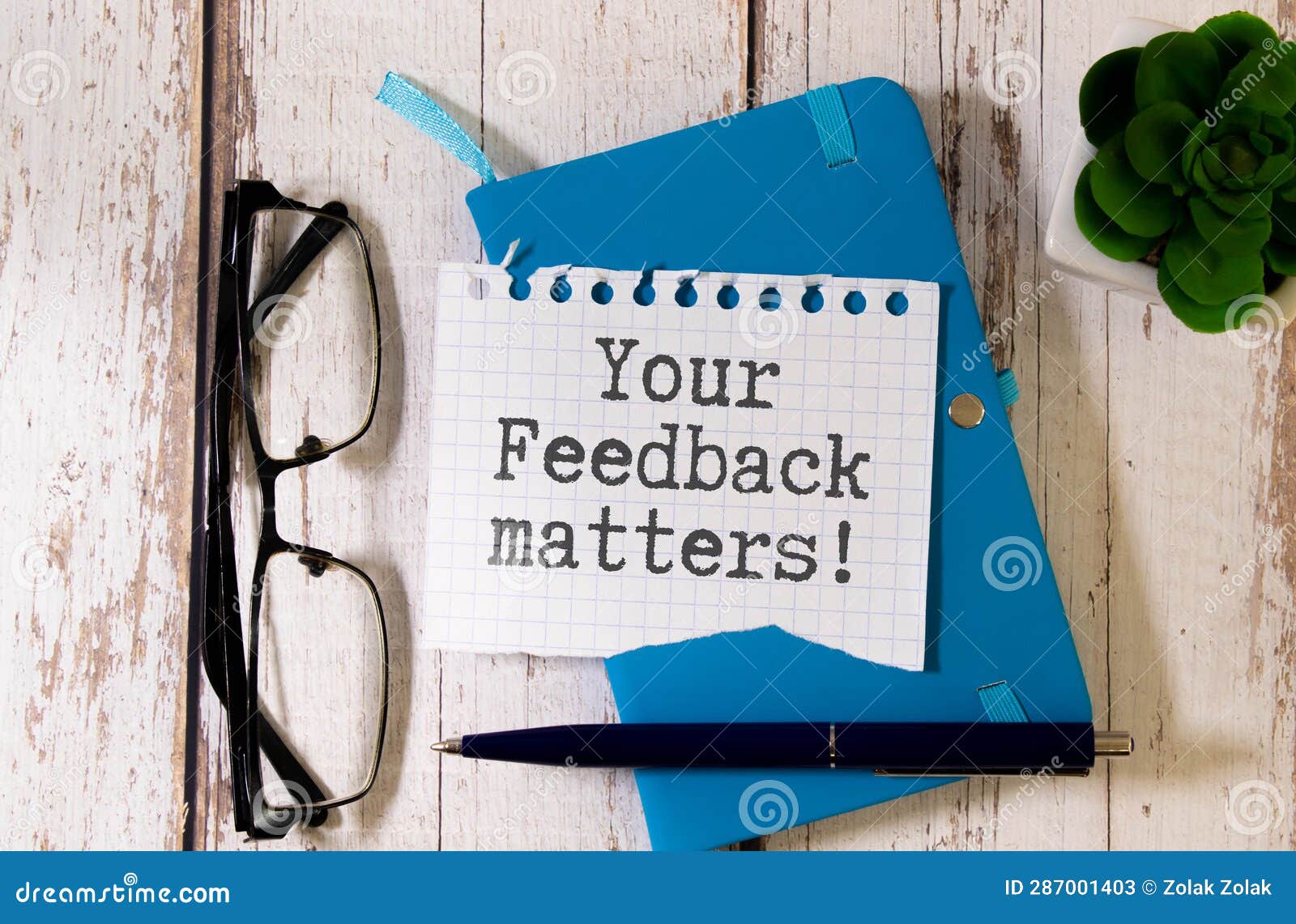 Text Your Feedback Matters on White Torn Paper Stock Image - Image of ...