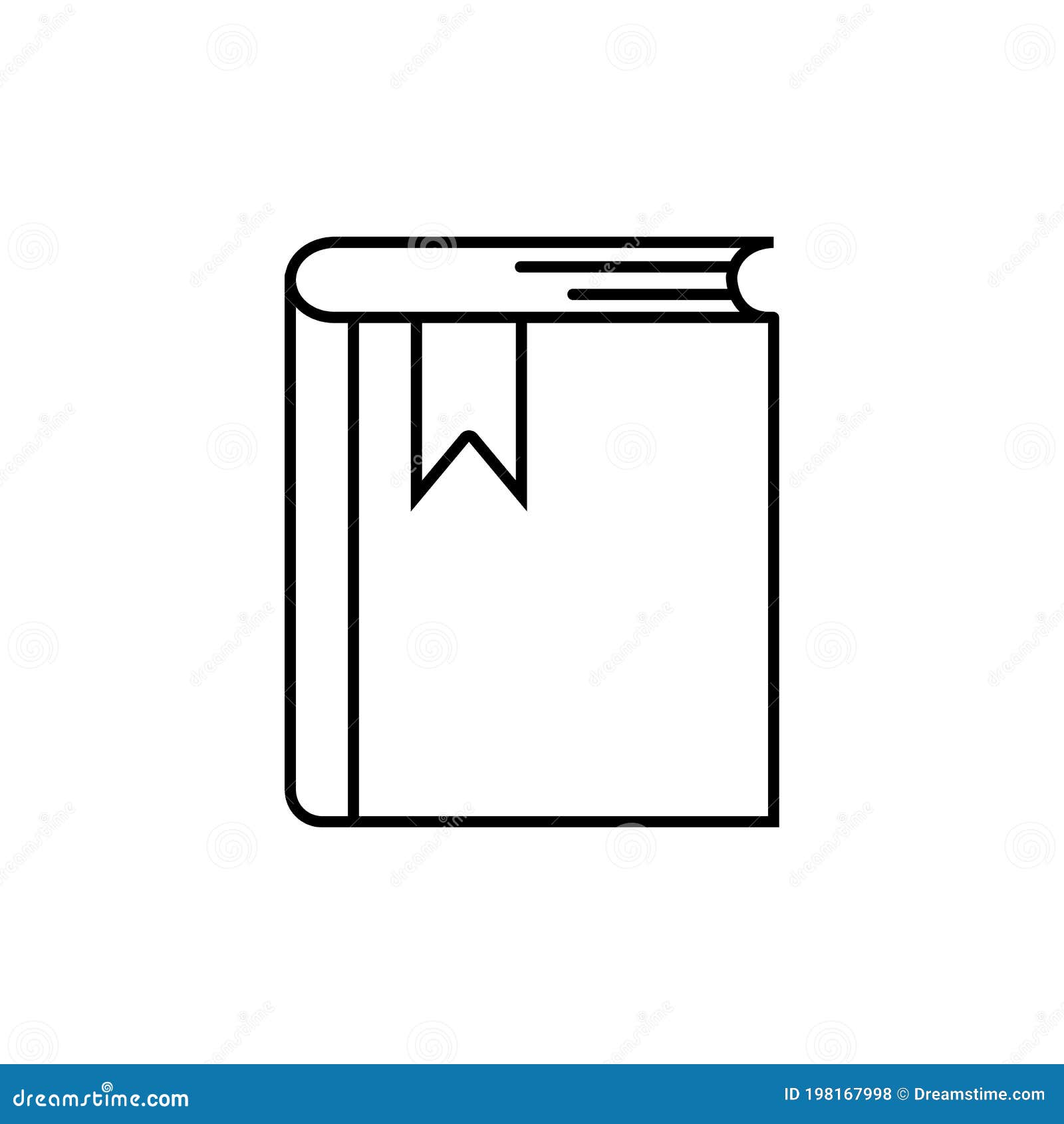 Textbook Icon Element of School Icon for Mobile Concept and Web App ...