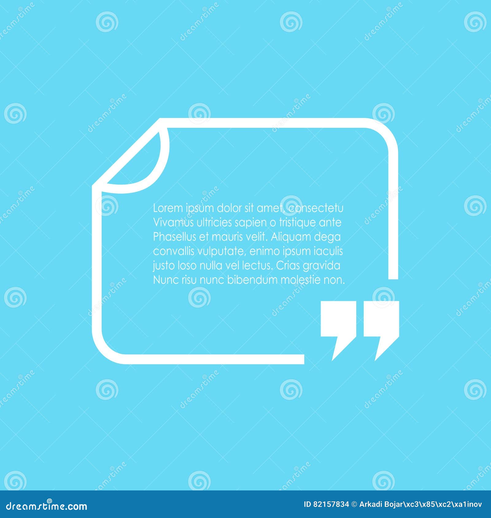 Textbox white frame stock vector. Illustration of comment - 82157834