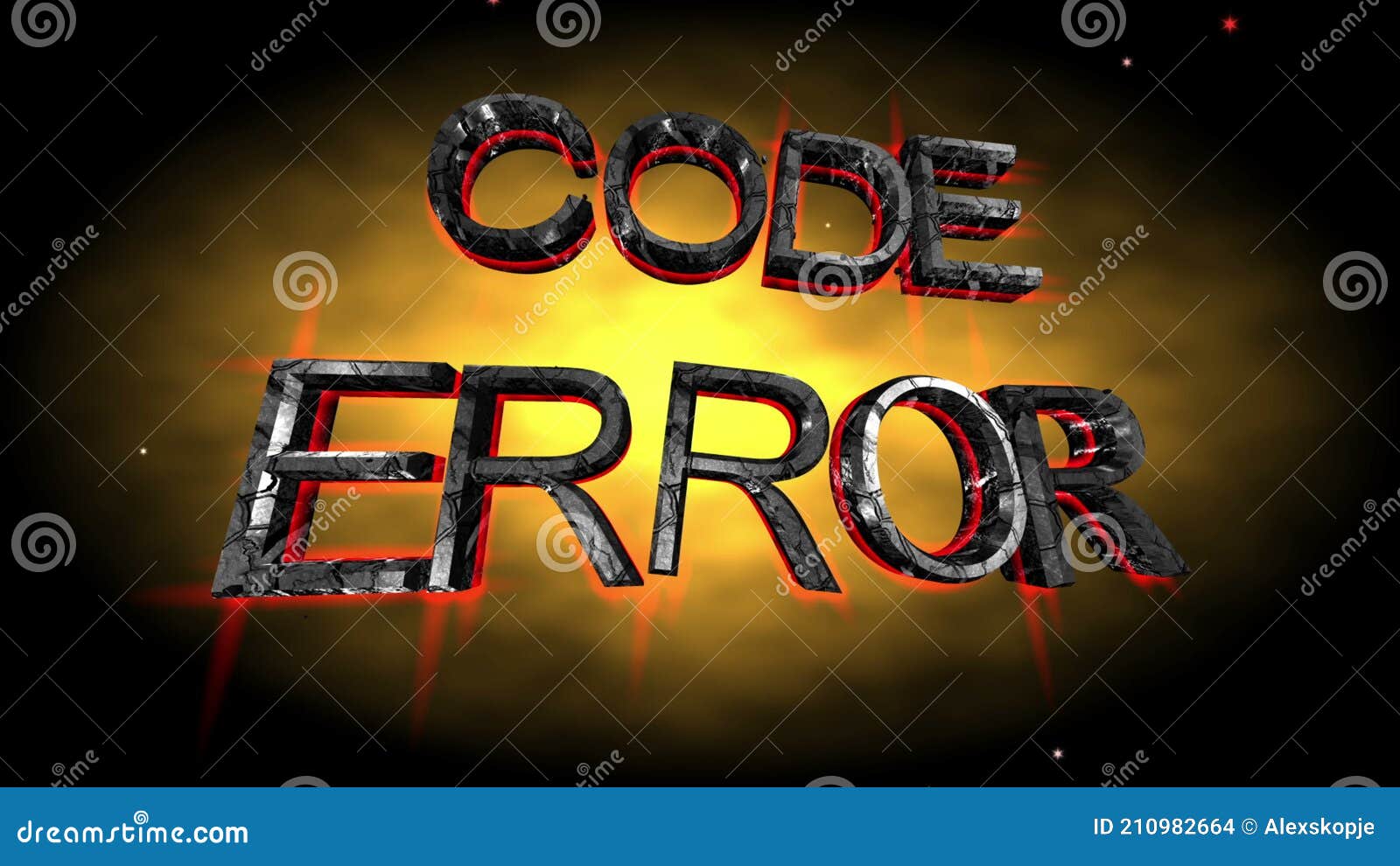 Texte D'erreur De Code Sur Fond Grunge Photo stock - Image of ...