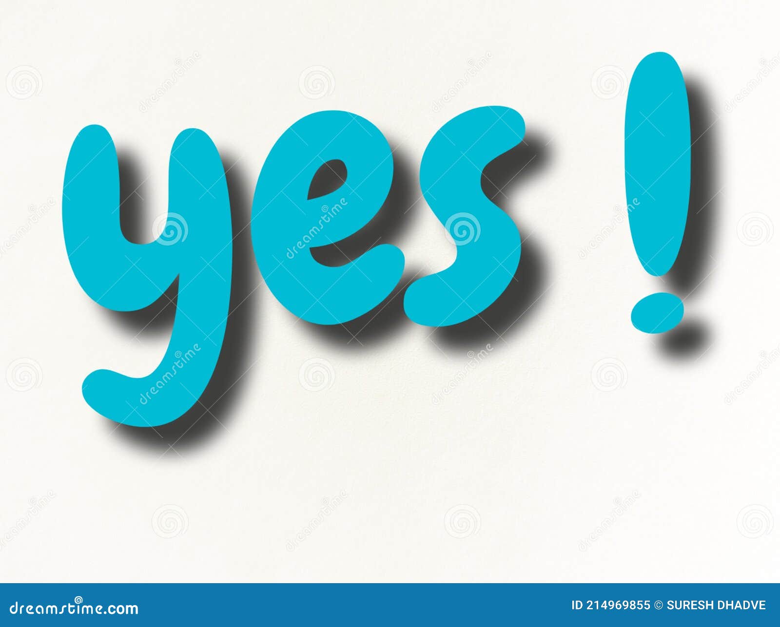 Texte 3d oui fond blanc illustration stock. Illustration du ...