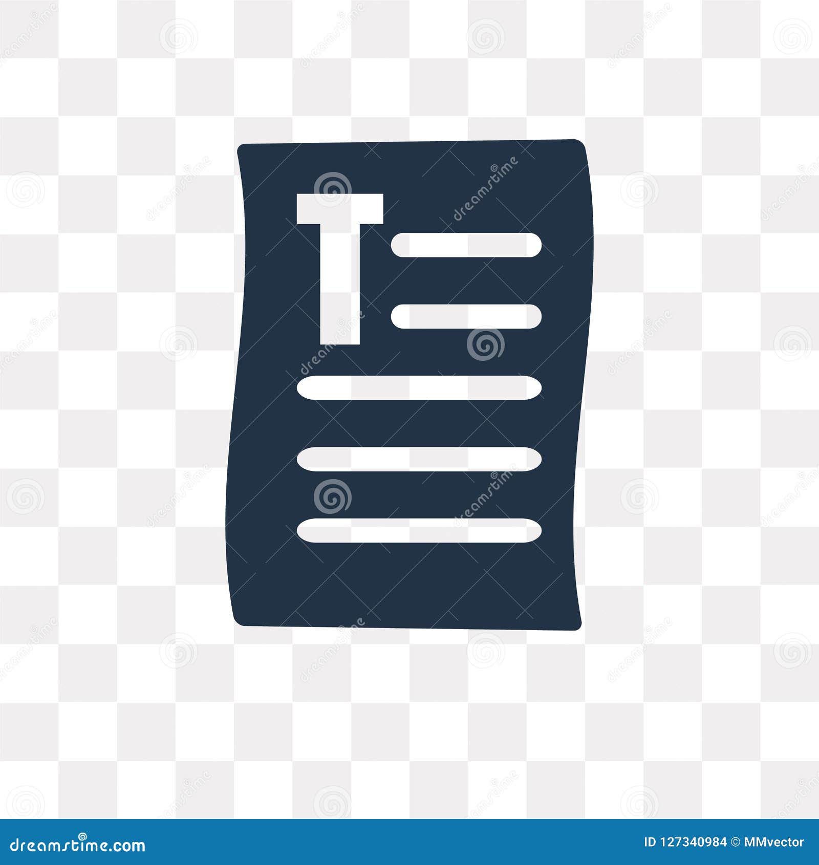 Textformat-Vektorikone Lokalisiert Auf Transparentem Hintergrund, Text ...