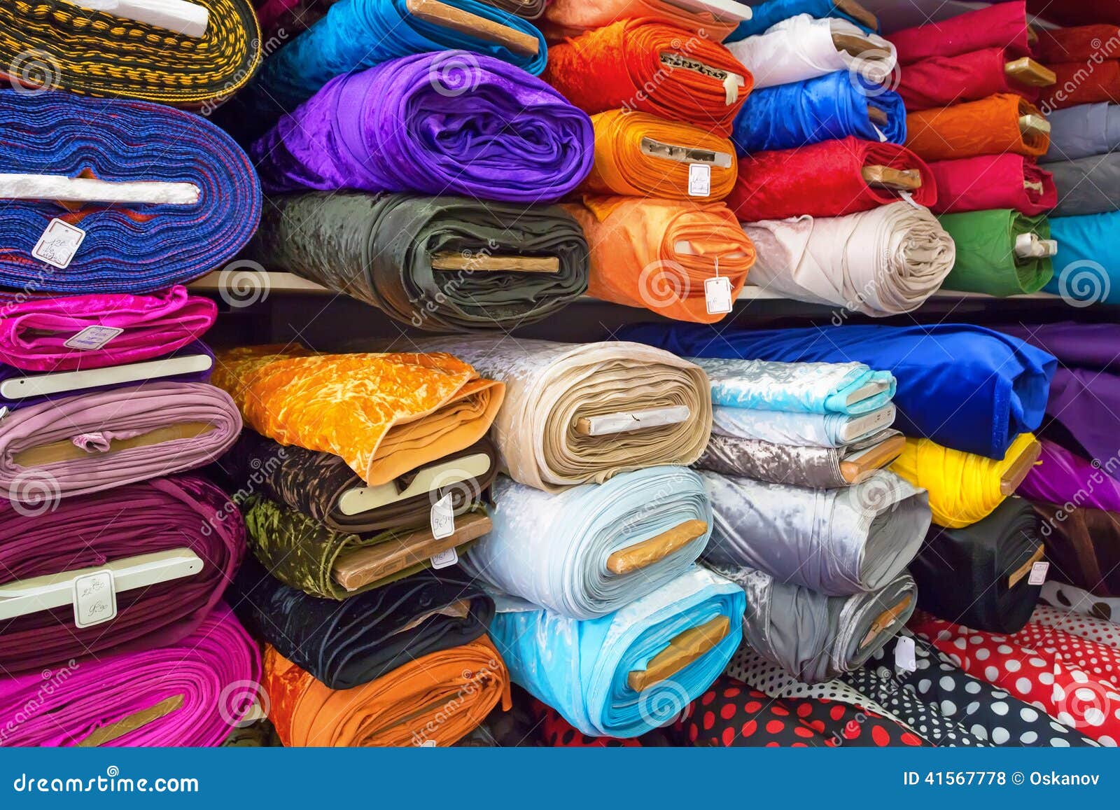 Textiel en doek stock foto. Image of sluit, productie - 41567778