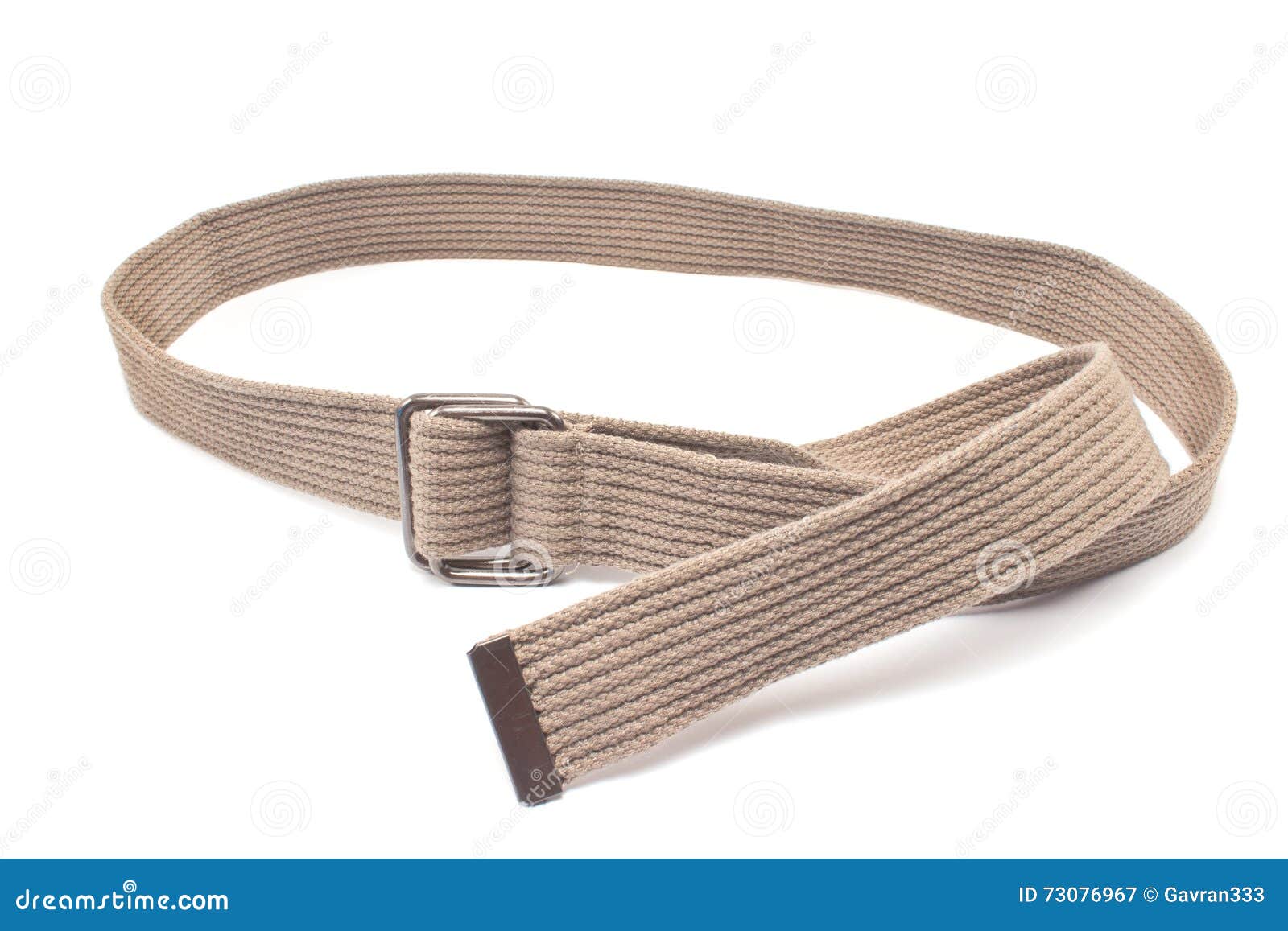 Textile belt stock image. Image of cloth, isolated, buckle - 73076967