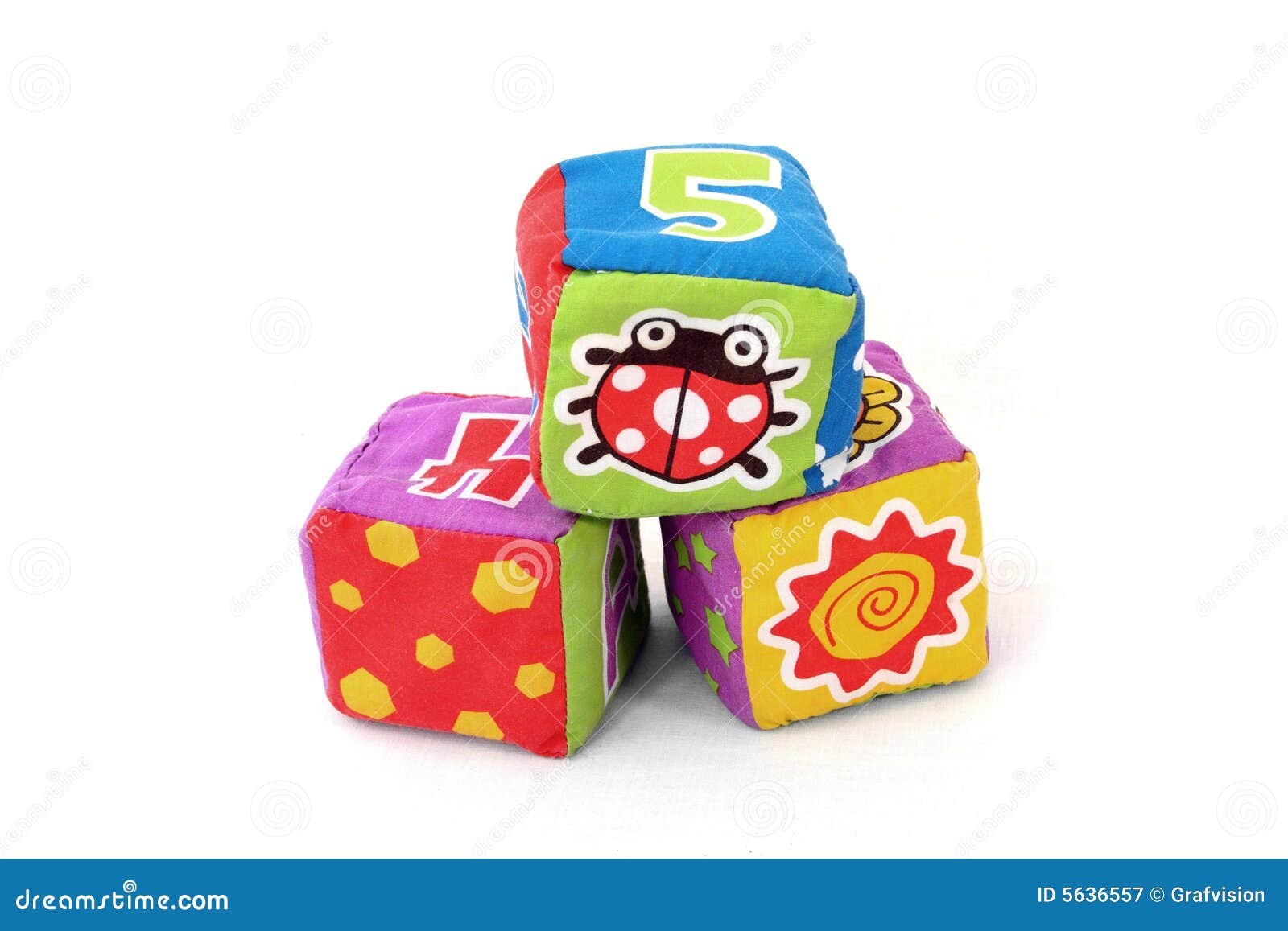 Textile block toys stock image. Image of learning, preschool - 5636557