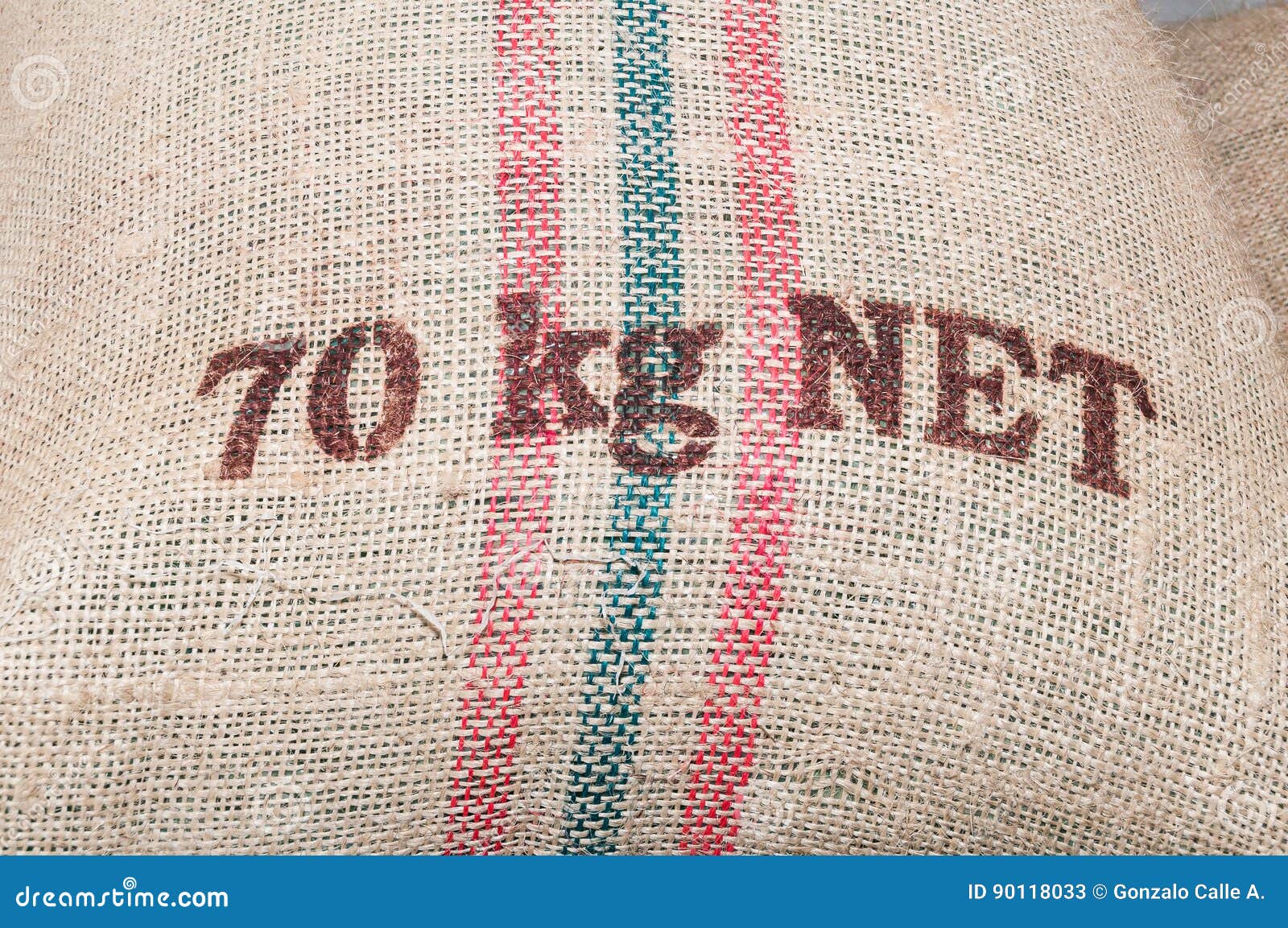 Textile - Burlap Sack Isolated Stock Image - Image of textile, oats ...