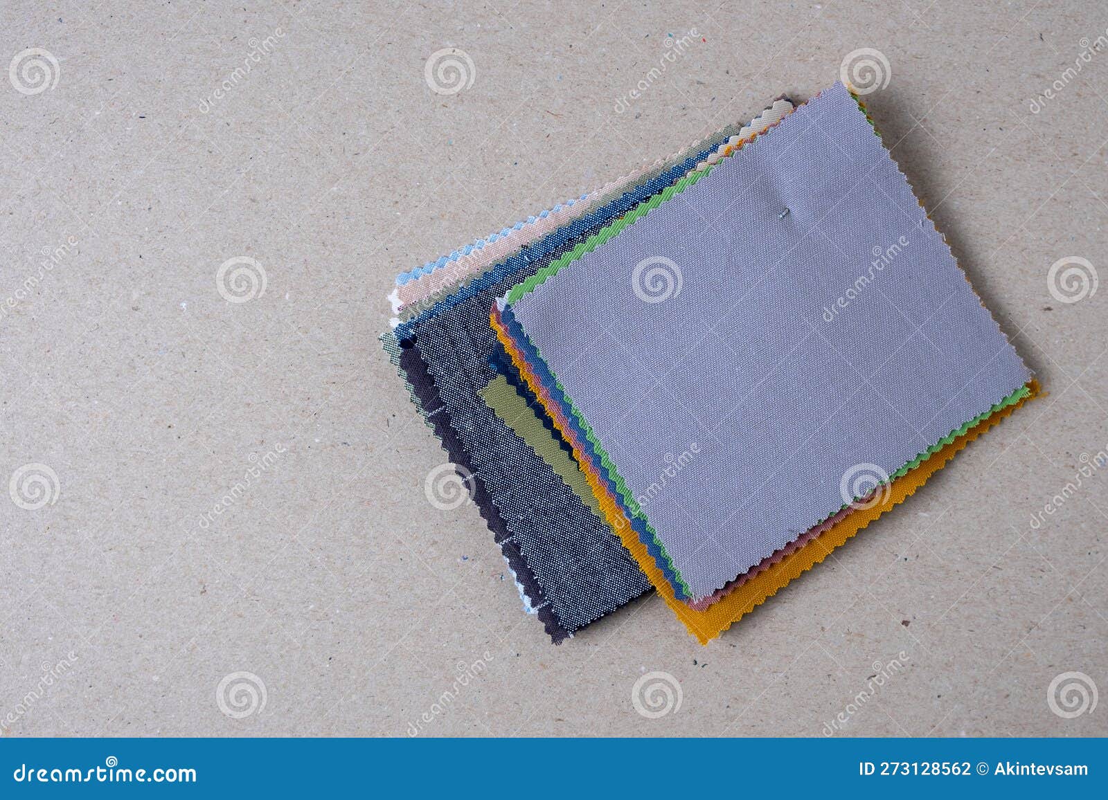 Textile Catalogue, Colorful Fabric Samples Stock Photo - Image of ...